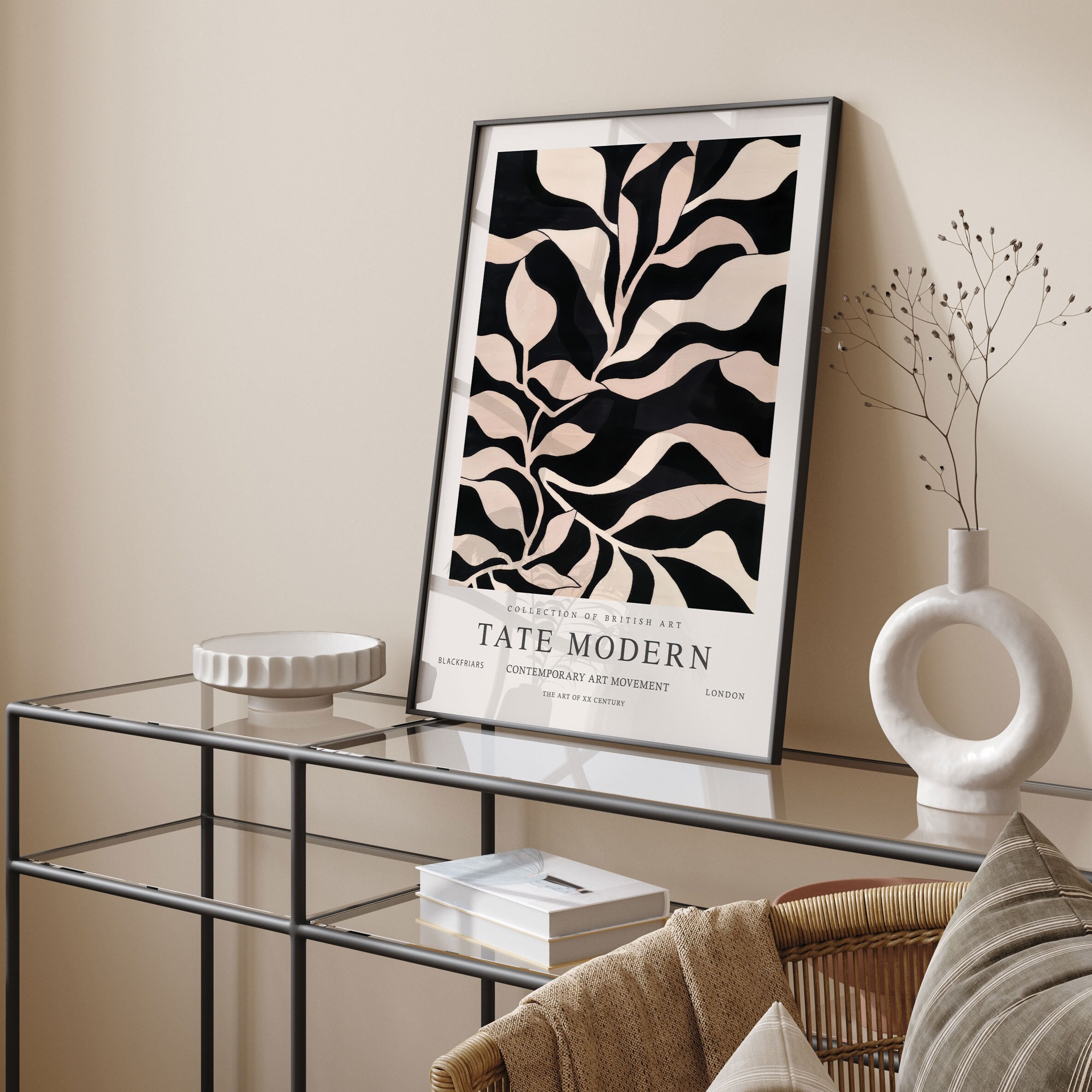 POSTER Tate Modern, Exhibition Poster, London Poster, Modern Abstract ...