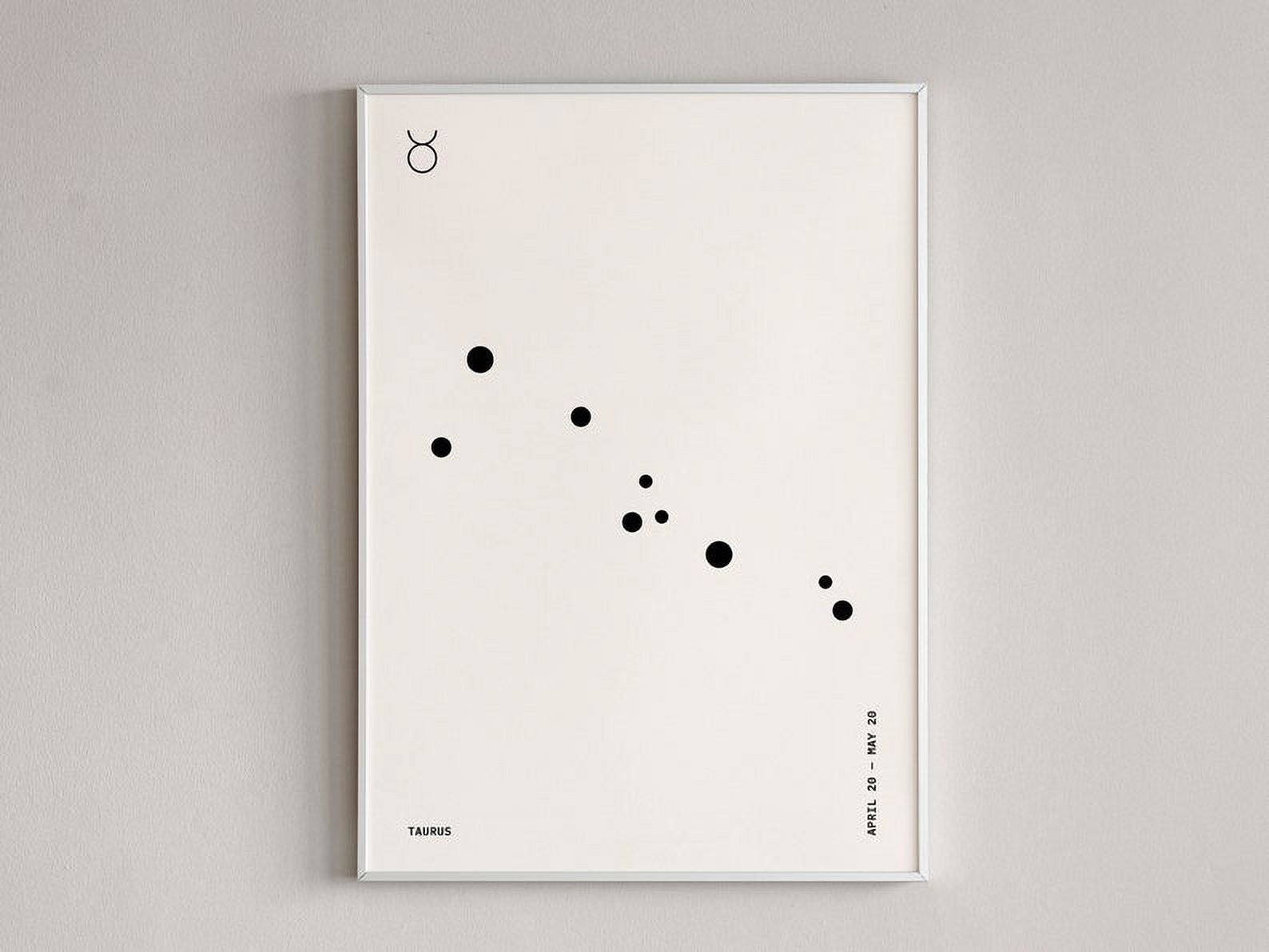 POSTER Taurus Poster, Star Map Print, Astrology Wall Decor, Zodiac Wall ...