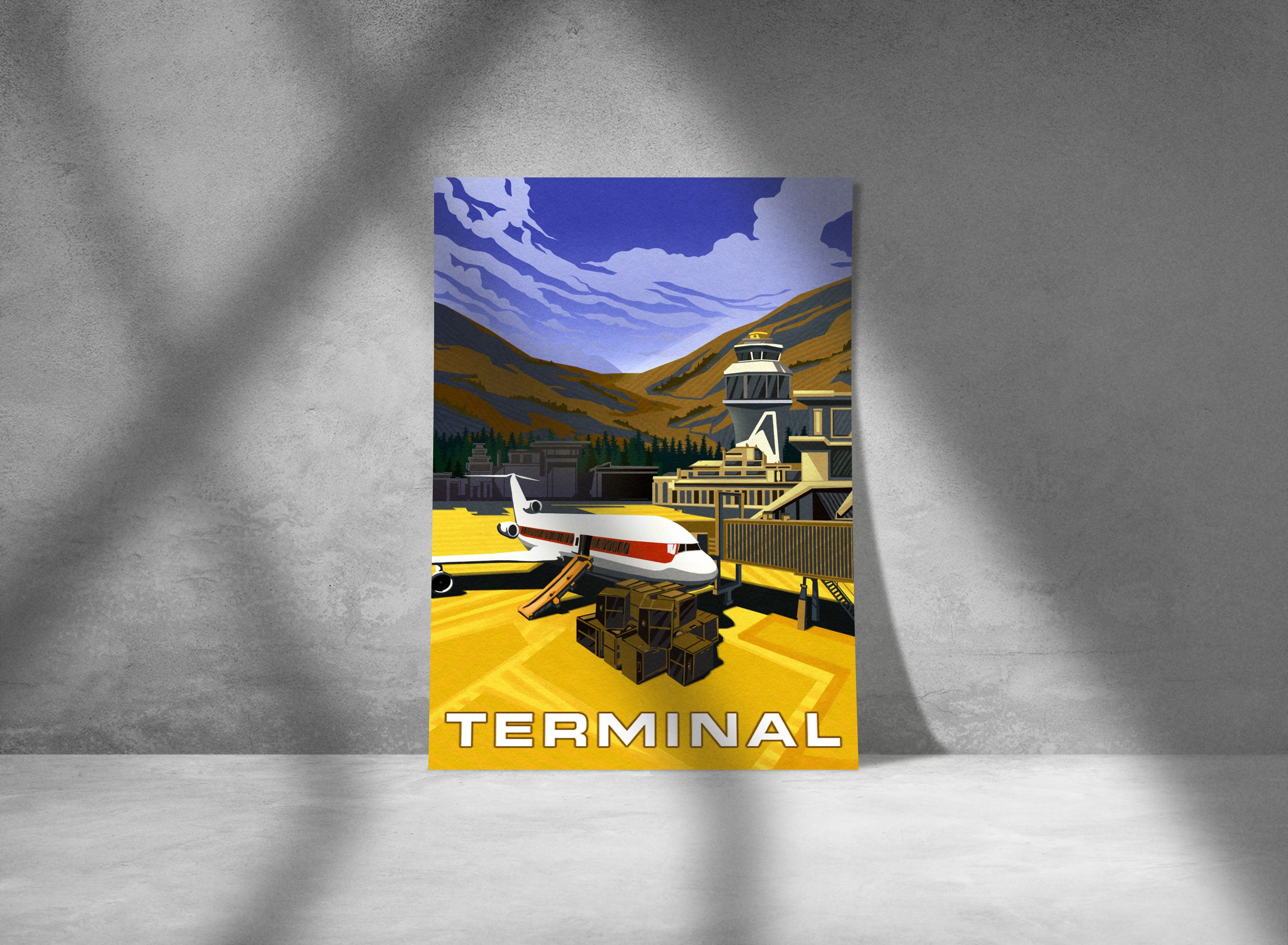 POSTER Terminal Inspired Call of Duty Travel Poster - COD Video Game ...