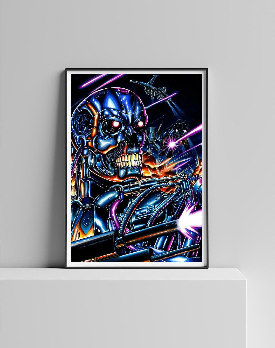 POSTER Terminator T800 Sci-Fi Poster Art by Sam Rogers - Classic 80's ...
