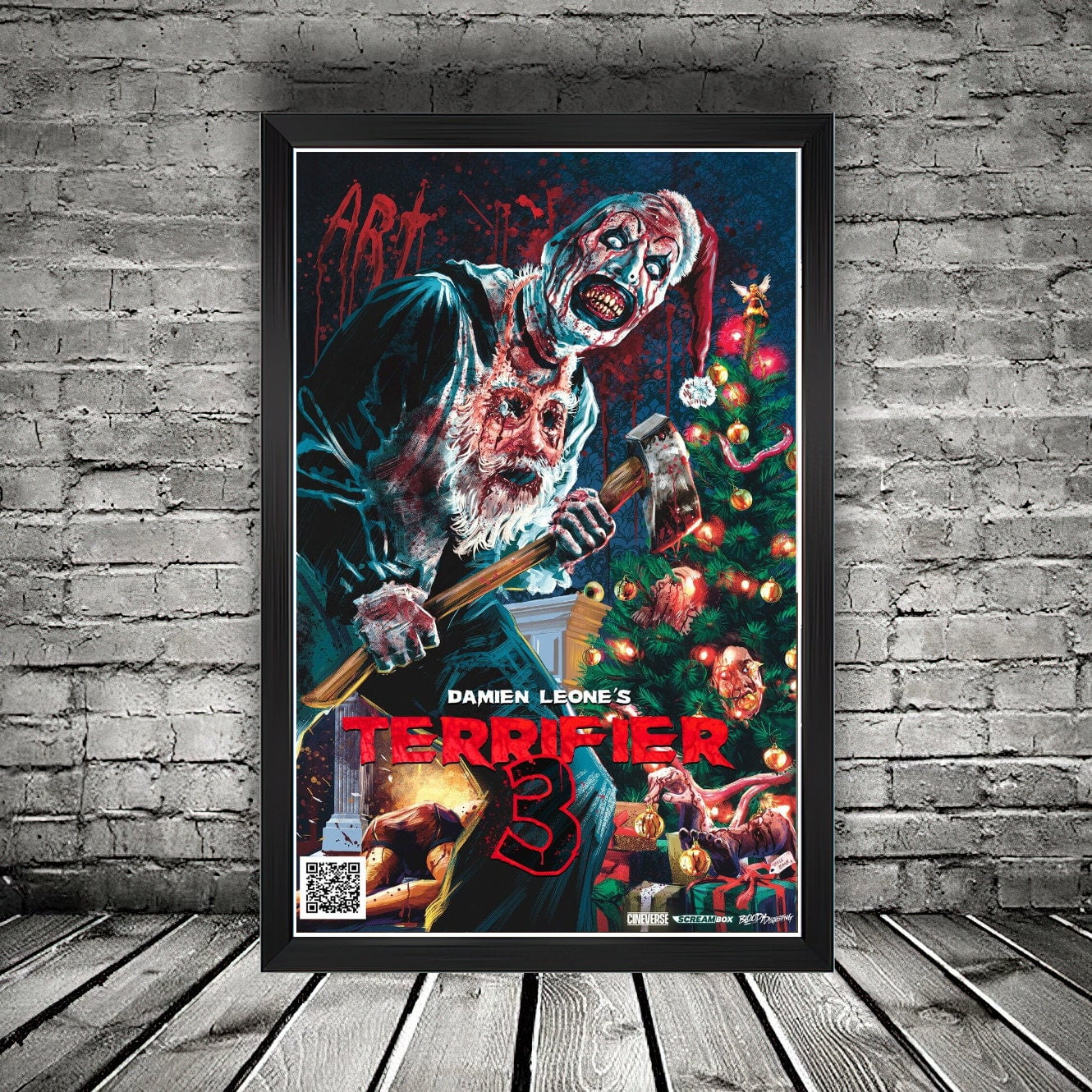 POSTER Terrifier 3 (2024) Movie Posters | Cinema Posters | Home Decor ...