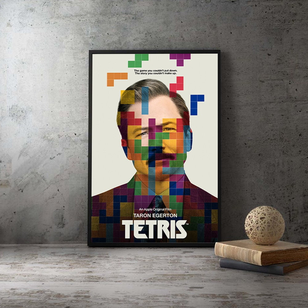 POSTER Tetris 2023 Movie Poster,Taron Egerton Home Decor Print-UNFRAMED ...