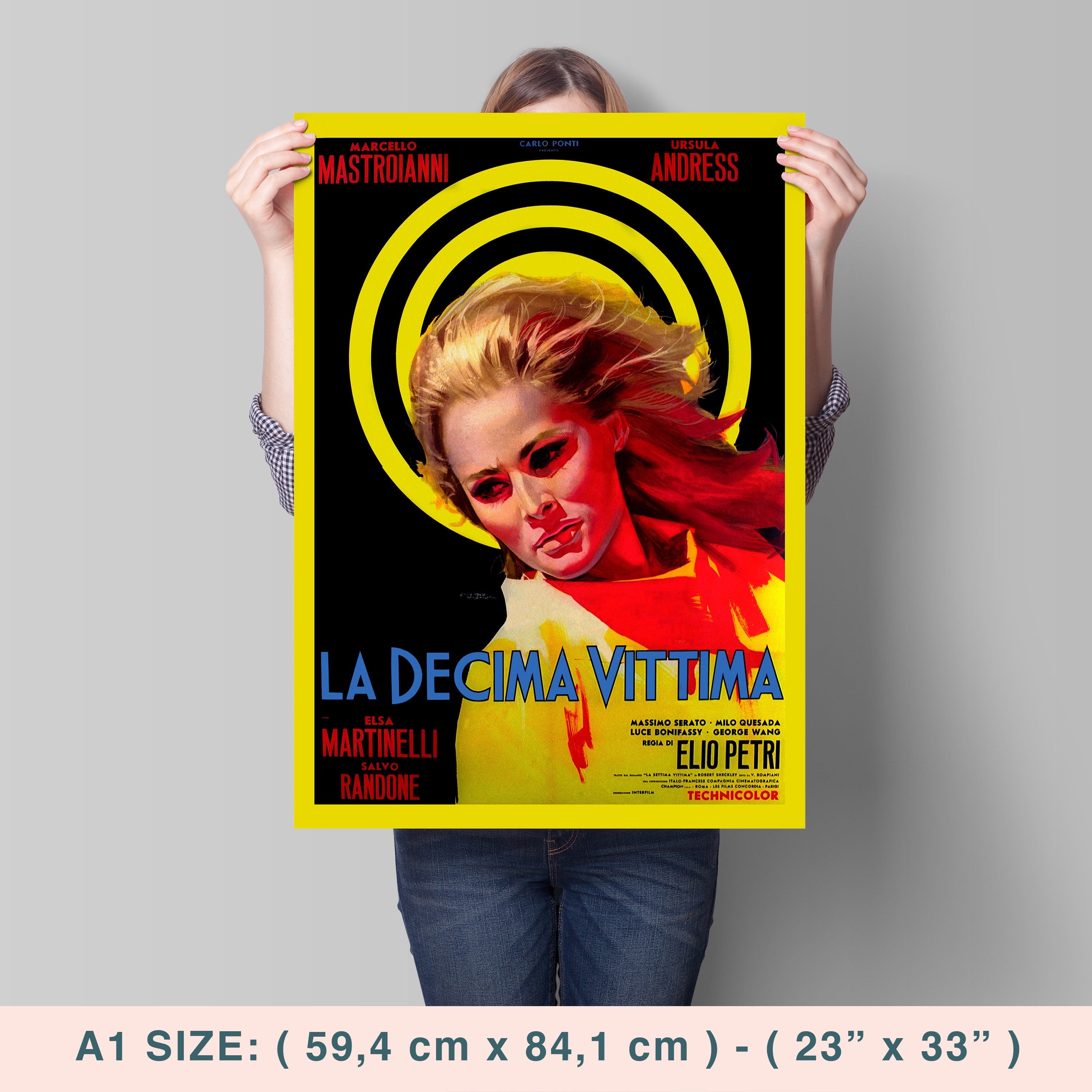 POSTER The 10th Victim, La Decima Vittima, Elio Petri, Marcello ...