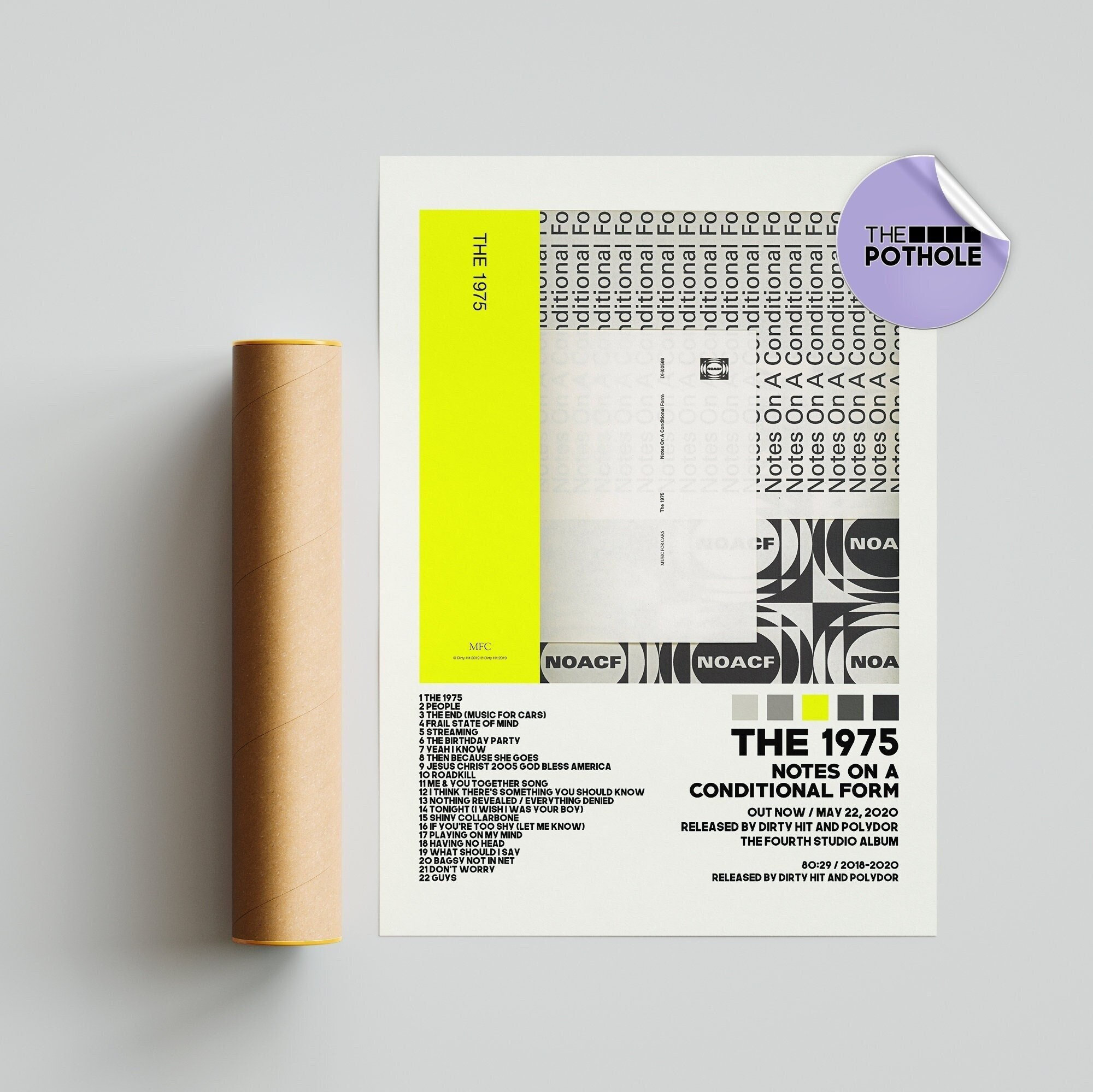 POSTER The 1975 Posters / Notes on a Conditional Form Poster, Album ...