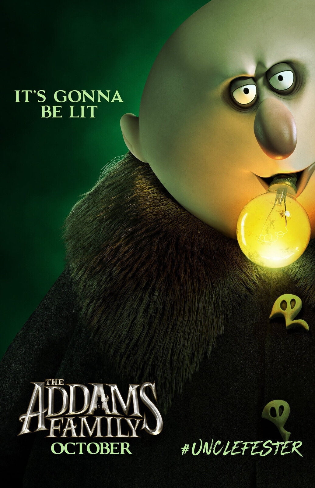 POSTER The Addams Family Film By Conrad Vernon 2019 Fester Movie Poster ...