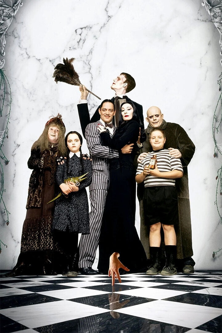 POSTER The Addams Family Morticia Lurch Gomez Uncle Fester Wall Art ...