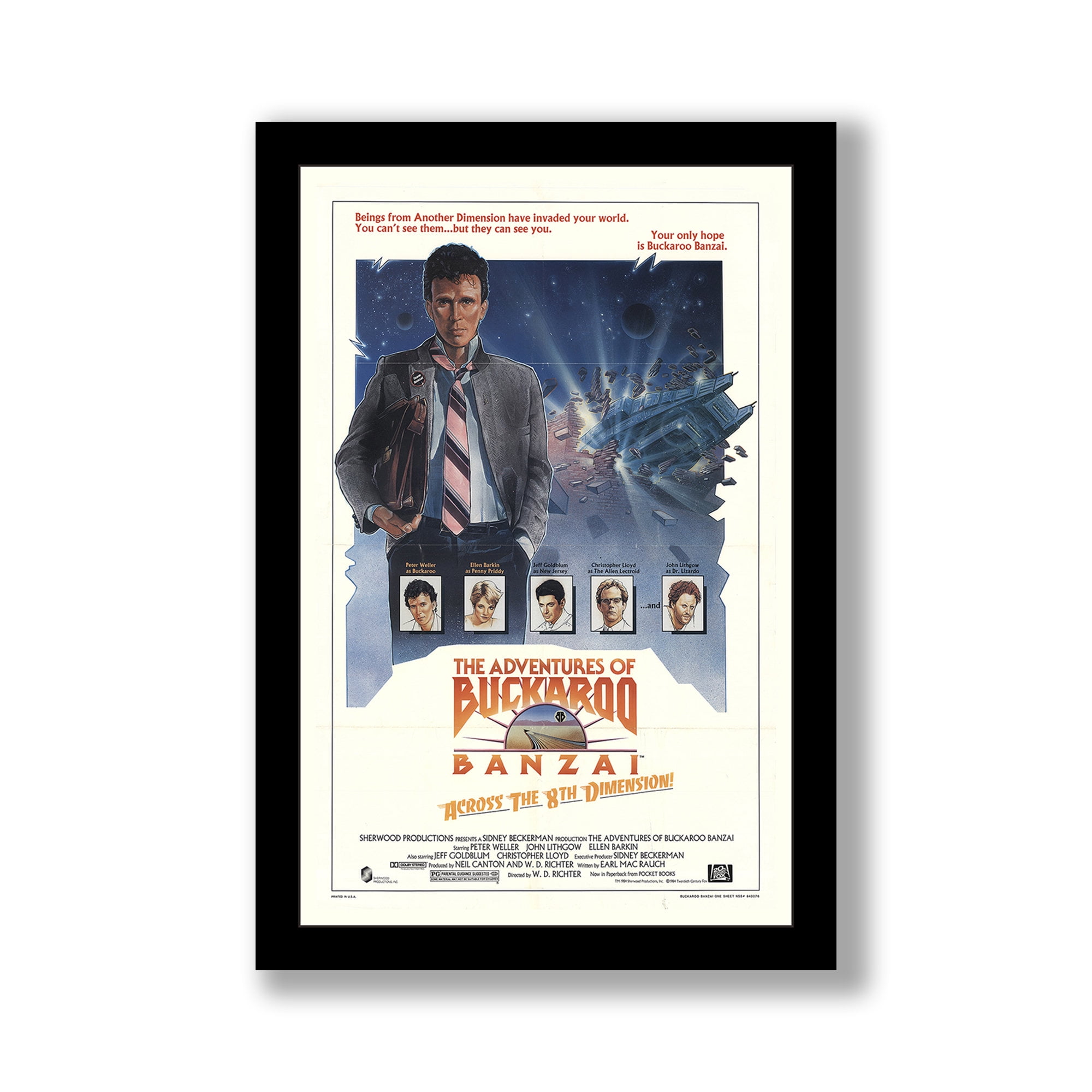 POSTER The Adventures of Buckaroo Banzai - Movie Poster-UNFRAMED ...