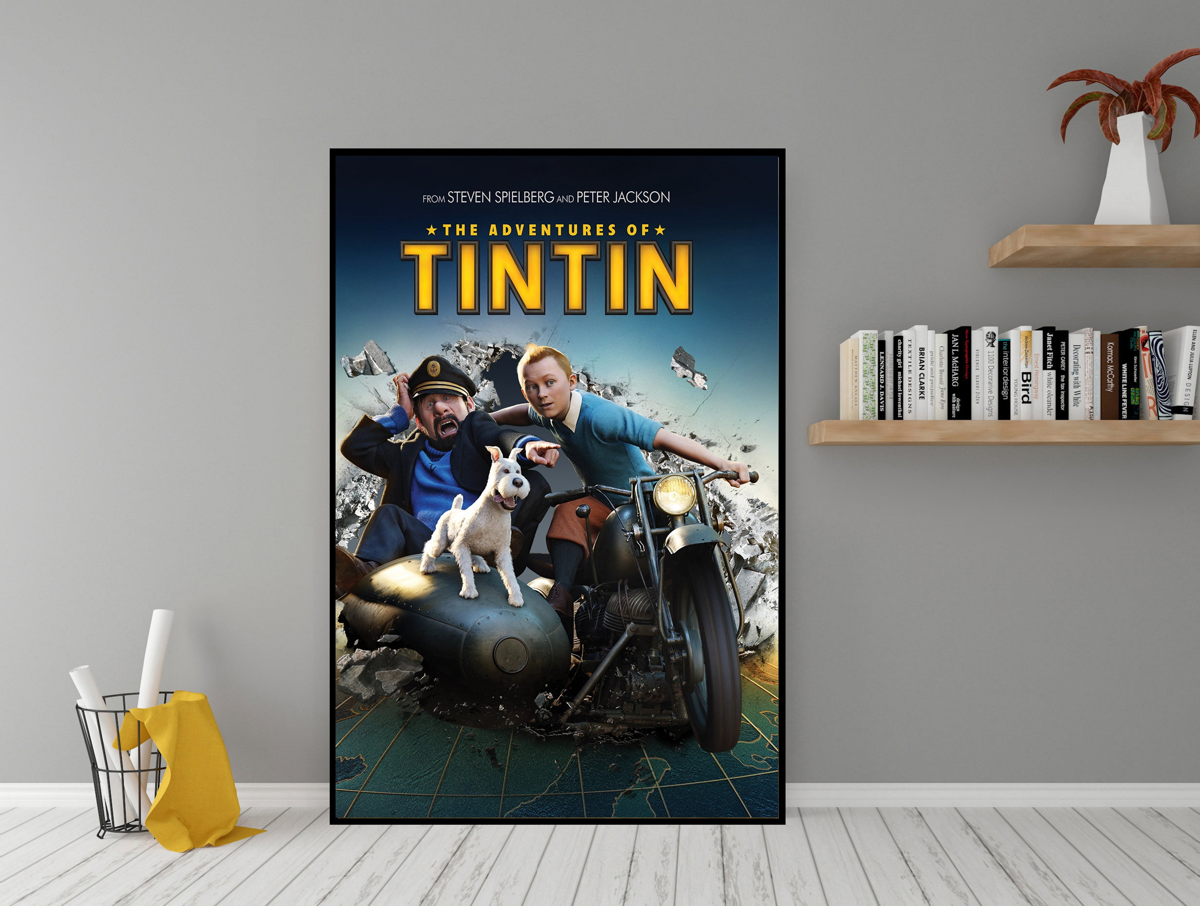 POSTER The Adventures of Tintin Movie Poster - High Quality Wall Art ...