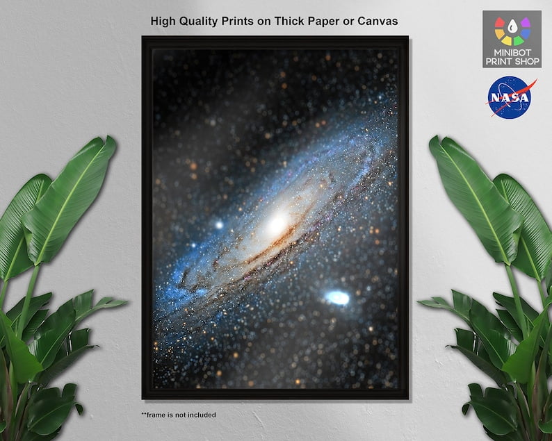 POSTER The Andromeda Galaxy Photograph Print,Great Andromeda Nebula ...