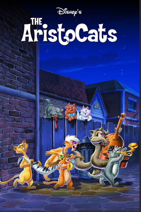 POSTER The Aristocats (1970)Movie Poster, Disney Animated Classic, Rare ...