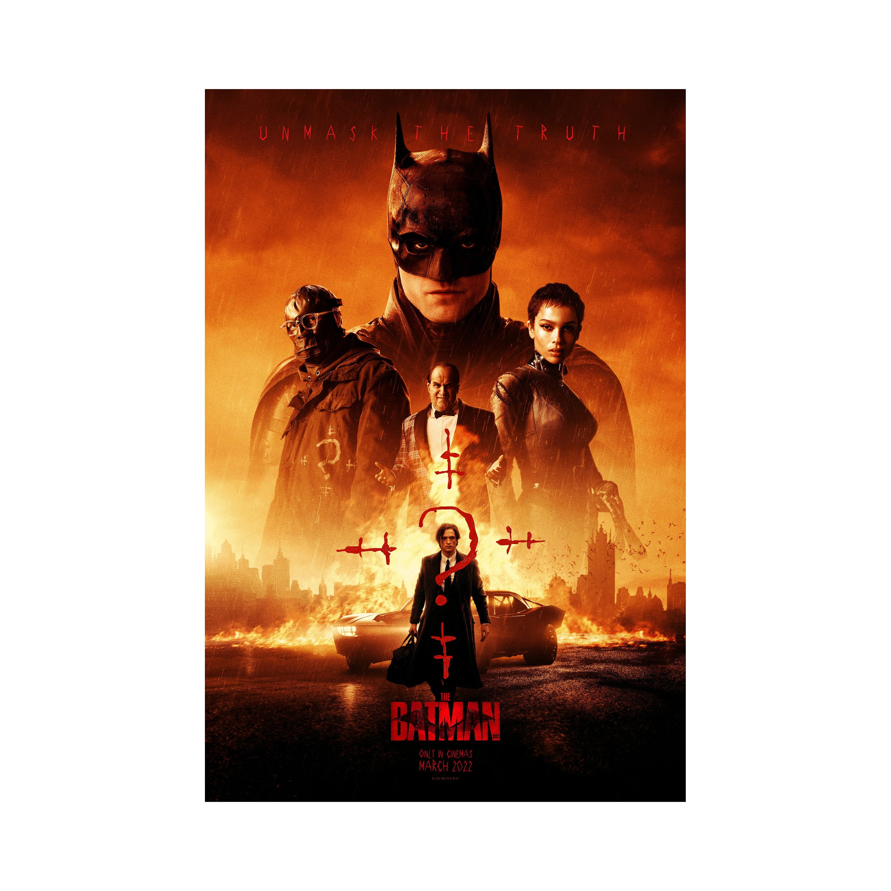 POSTER The Batman Movie Poster Glossy Quality Print Photo Wall Art ...