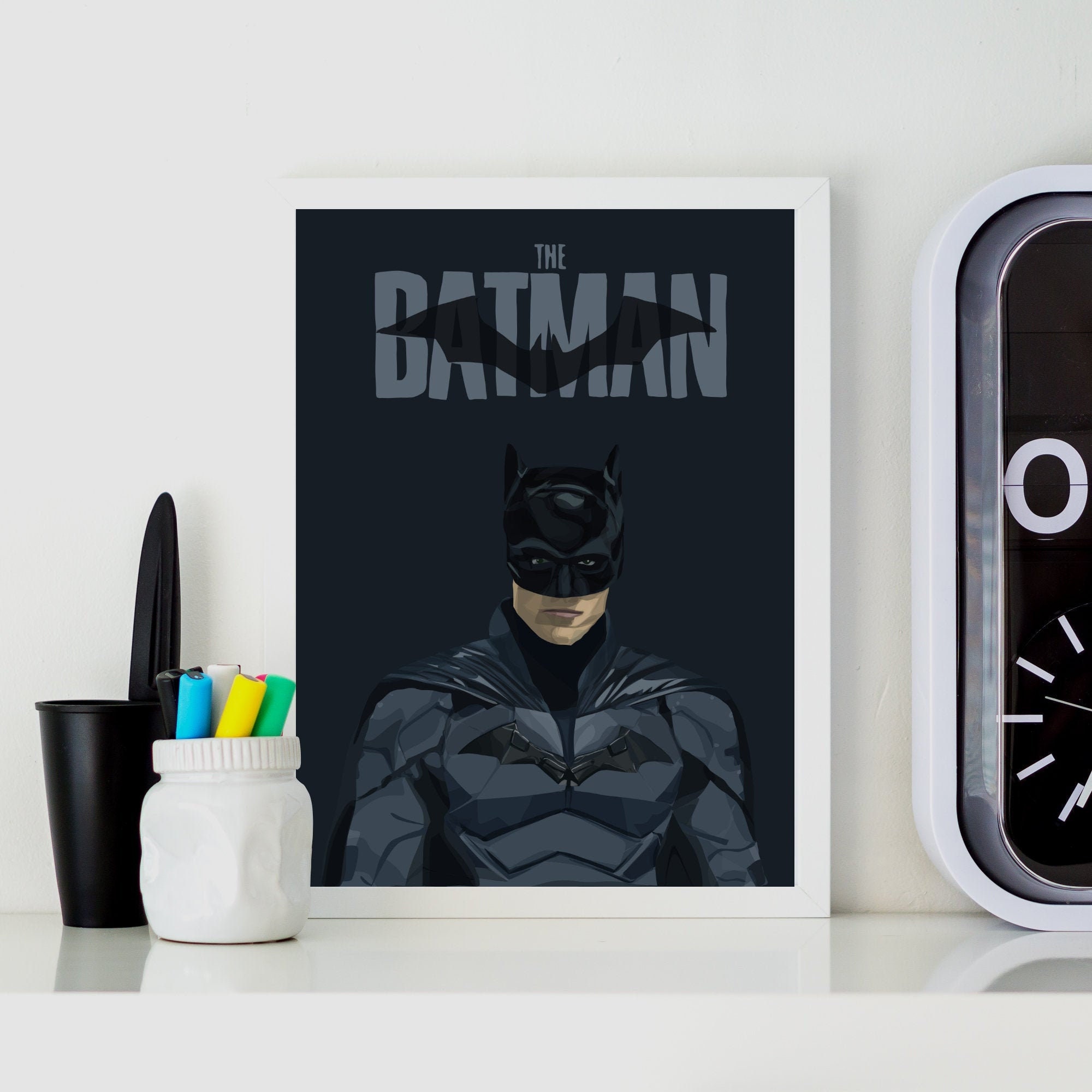POSTER The Batman Robert Pattinson Wall Art Print - Bruce Wayne ...