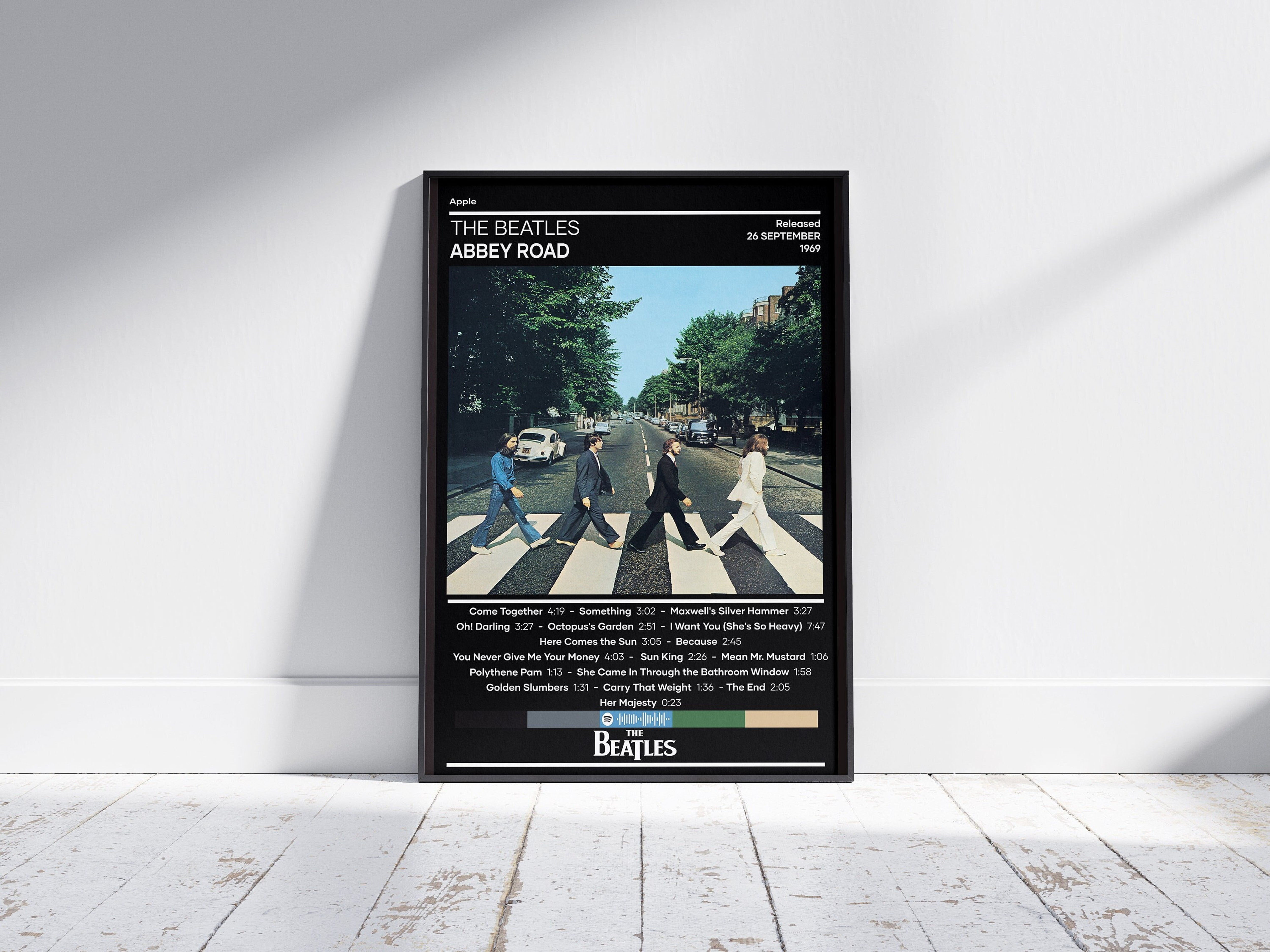 POSTER The Beatles Poster | Abbey Road Poster | Rock Music Poster ...