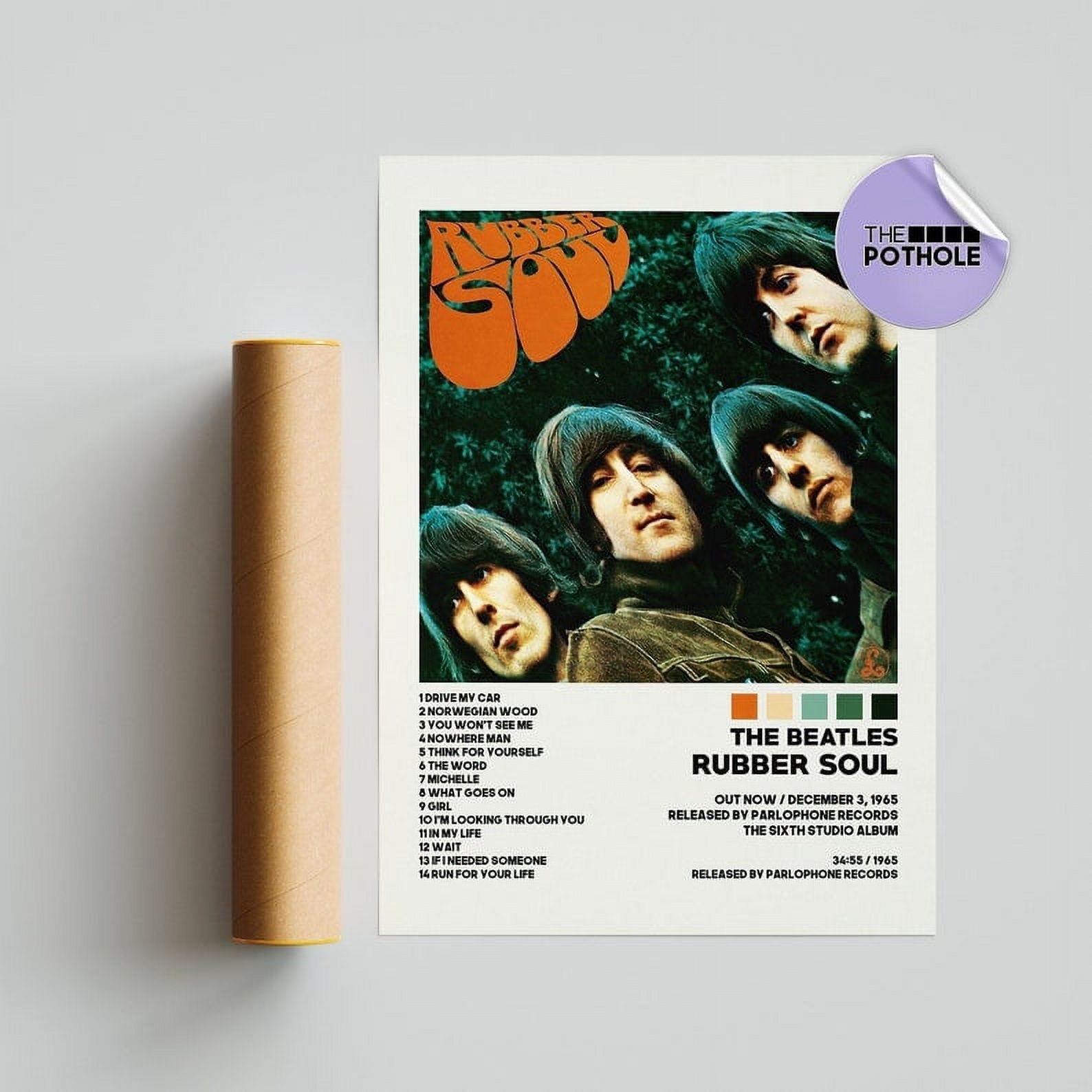 POSTER The Beatles Posters / Rubber Soul Poster / The Beatles, Revolver ...