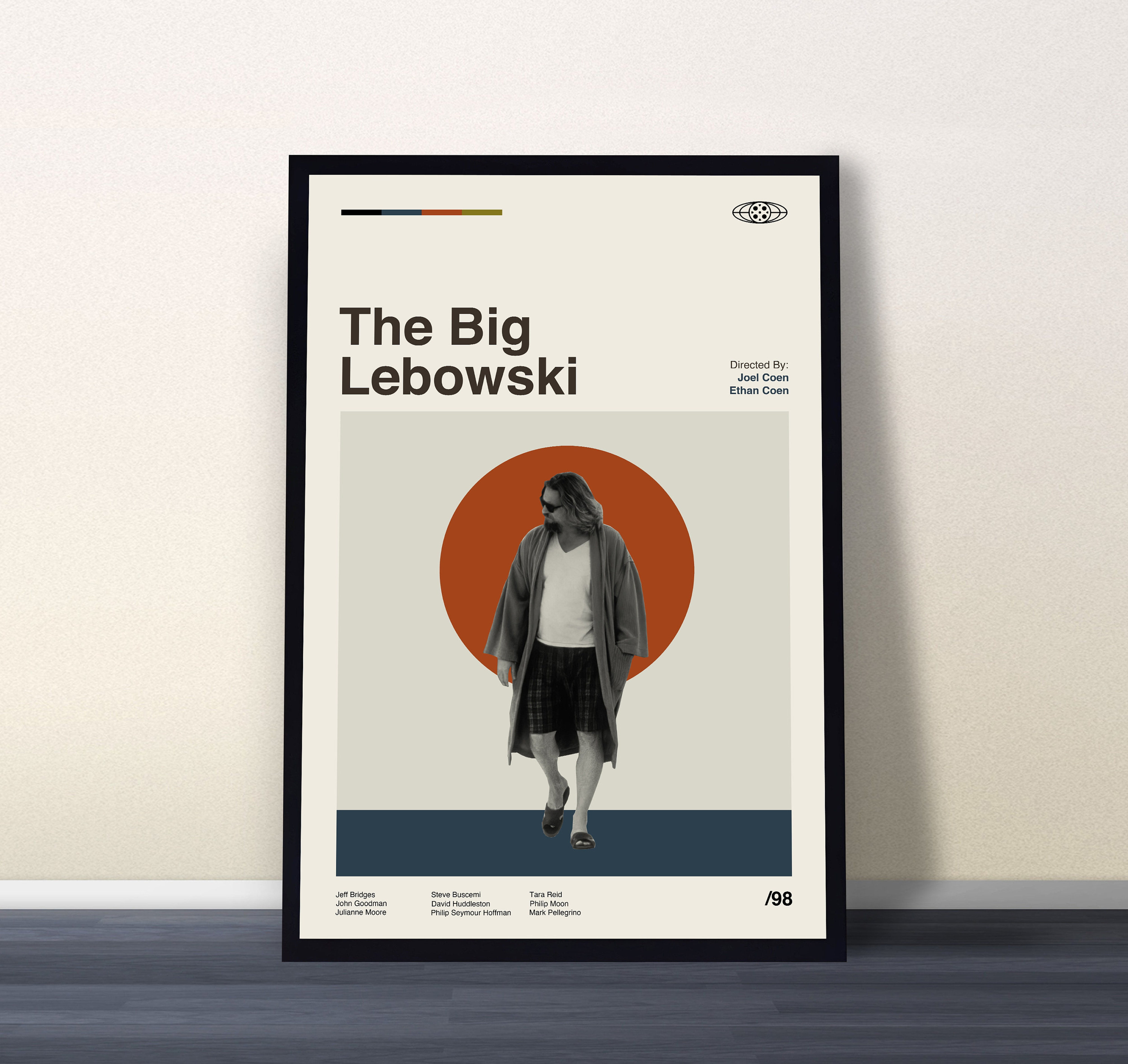 POSTER The Big Lebowski Poster, Ethan Coen, Joel Coen, Midcentury Art ...