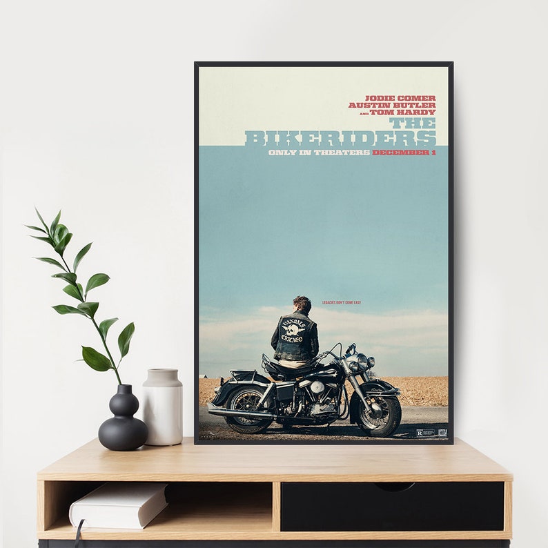 POSTER The Bikeriders 2023 Moive Poster Wall Room Decor Borderless ...