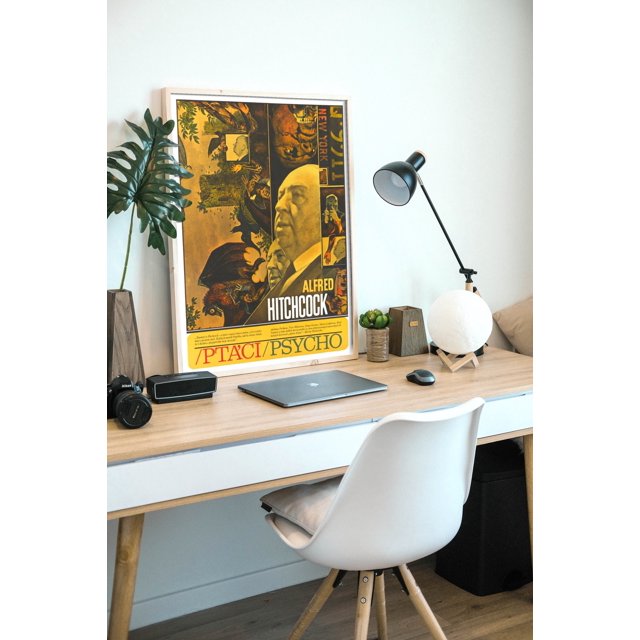 POSTER The Birds / Psycho, 1960s horror movies, Czech poster, -UNFRAMED ...