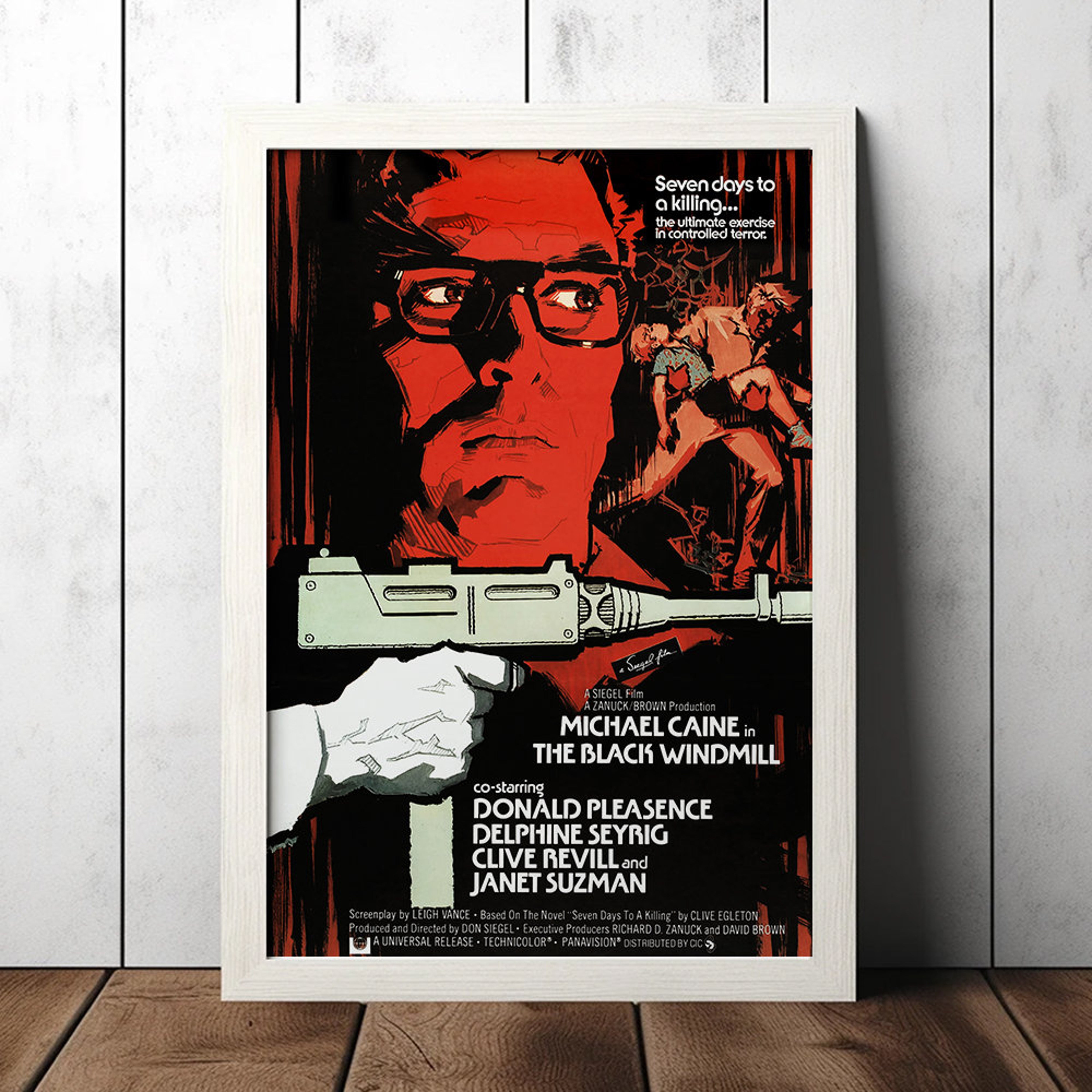 POSTER The Black Windmill Classic Movie Poster - Film Fan Collectibles ...