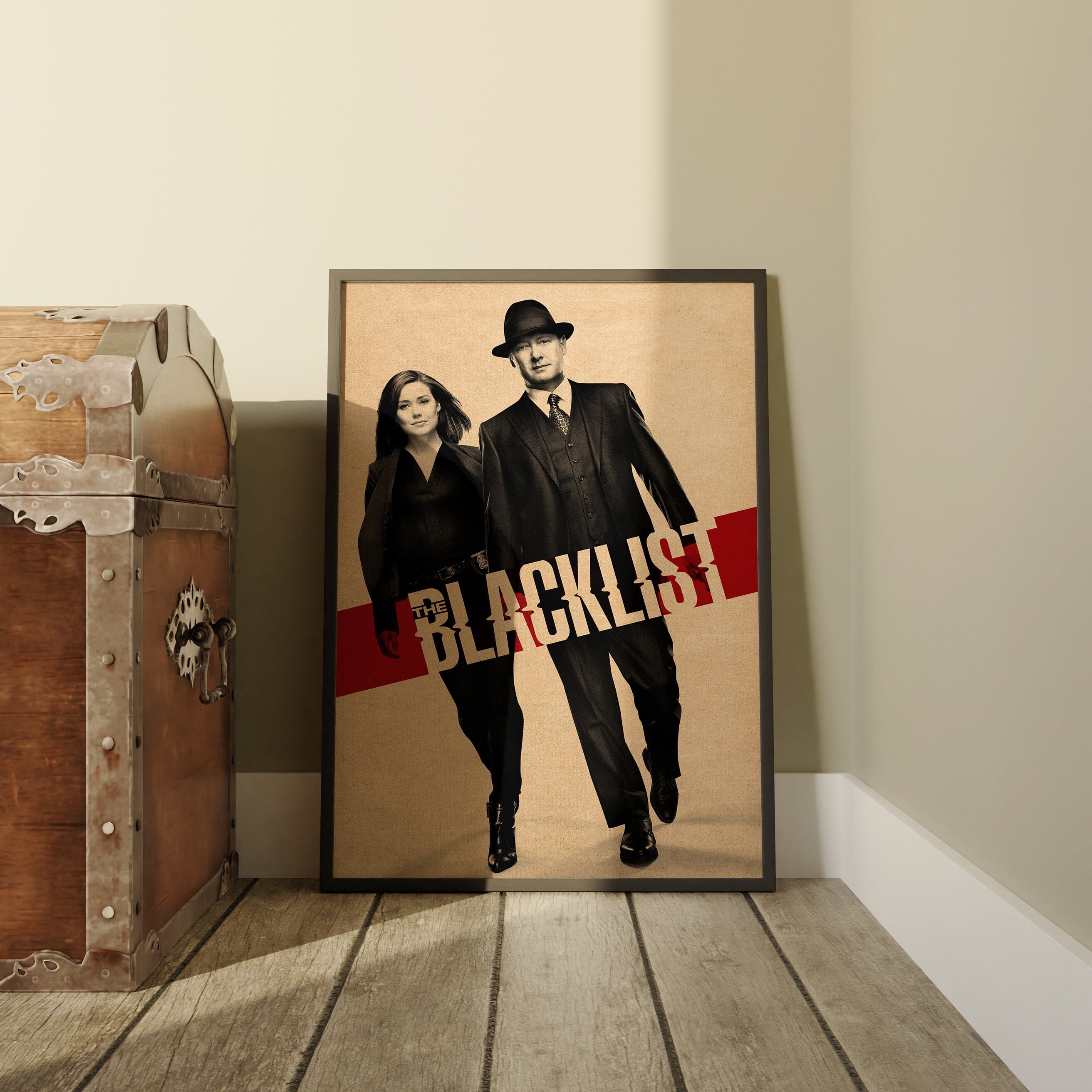POSTER The Blacklist TV Show Poster, Raymond Reddington Art Print, FBI ...