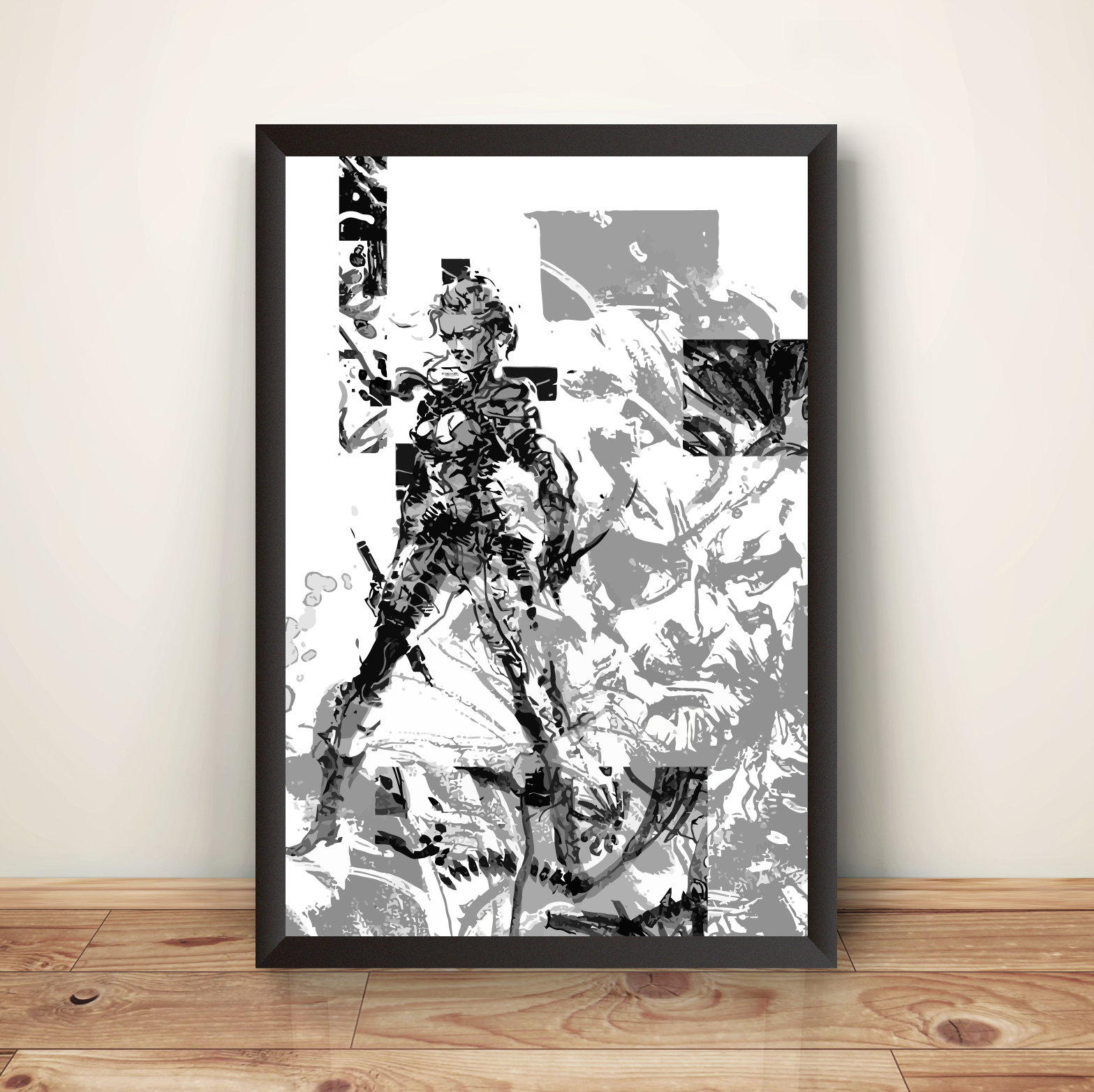 POSTER The Boss & Big Boss MGS MGS3 Snake Eater Premium Poster-UNFRAMED ...