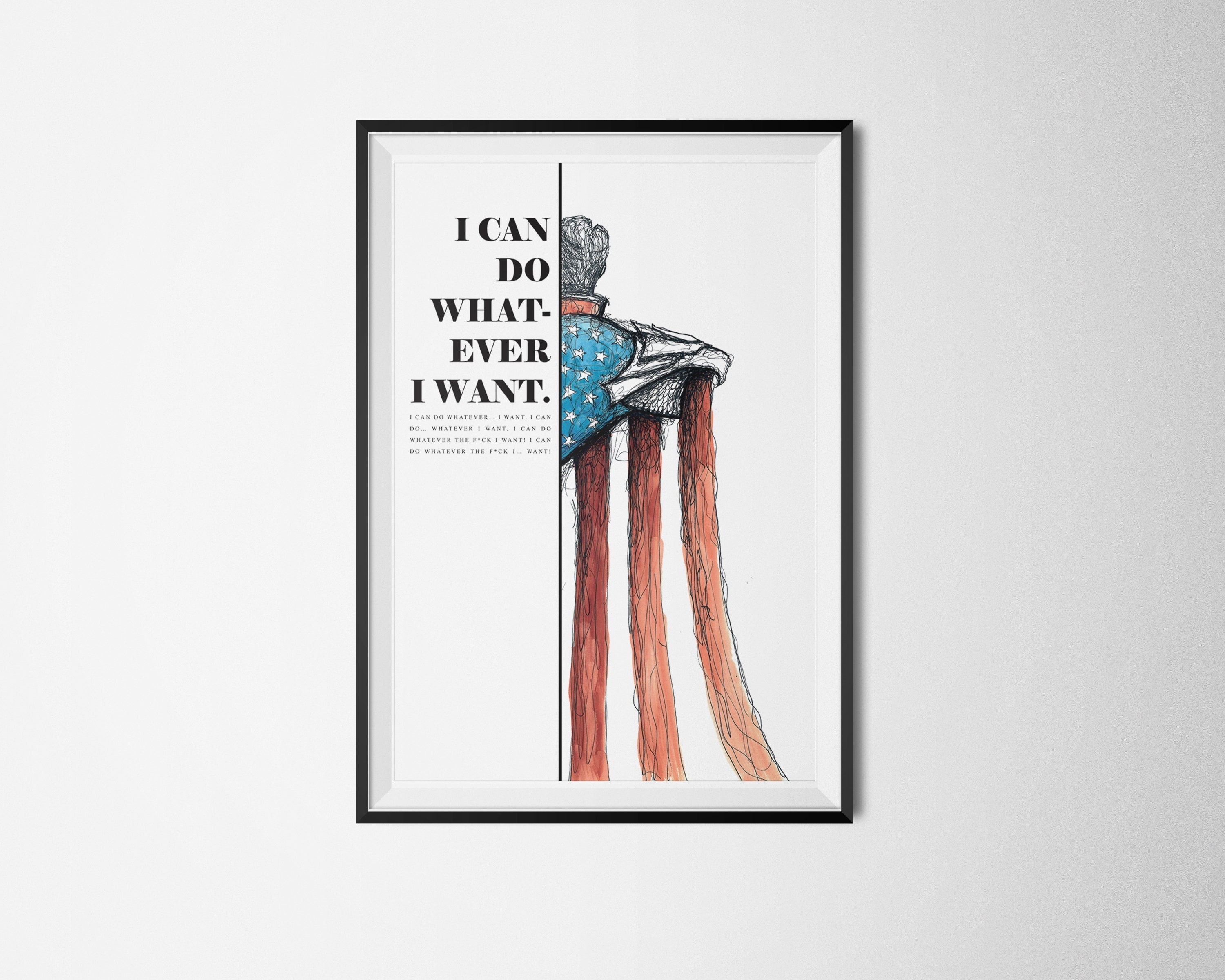 POSTER The Boys - Homelander Poster - I can do whatever I want ...