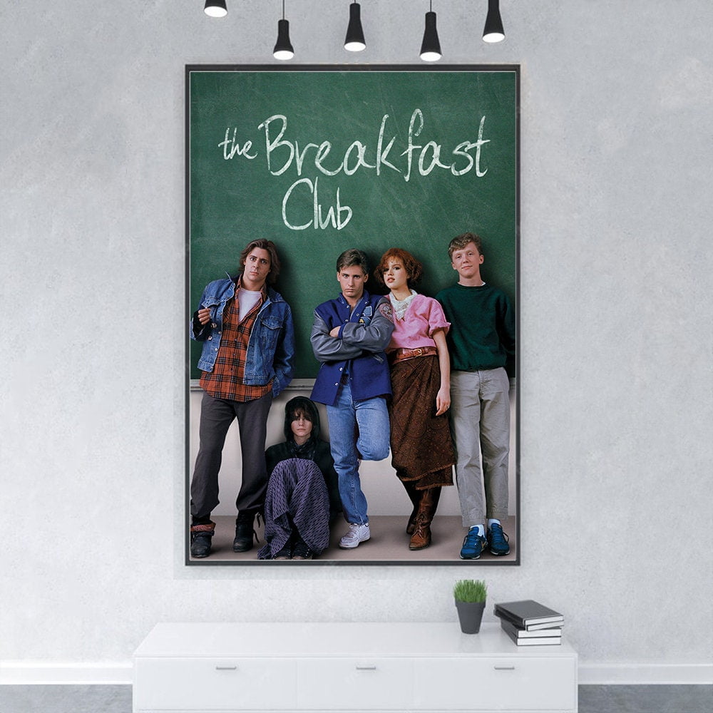 POSTER The Breakfast Club (1985) Movie Poster Print, Wall Decor Printings, Modern Wall Decor ...