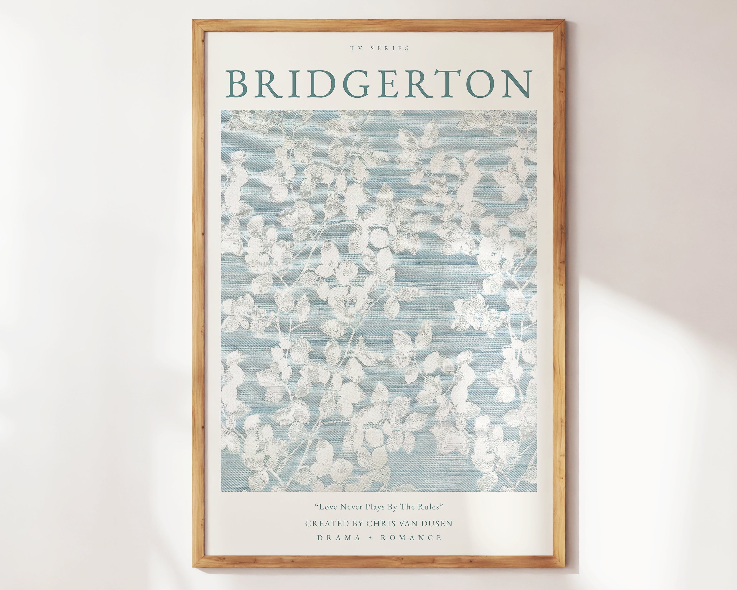 POSTER The Bridgerton Print, Bridgerton Pattern Art, Bridgerton Anthony Poster, Daphne ...