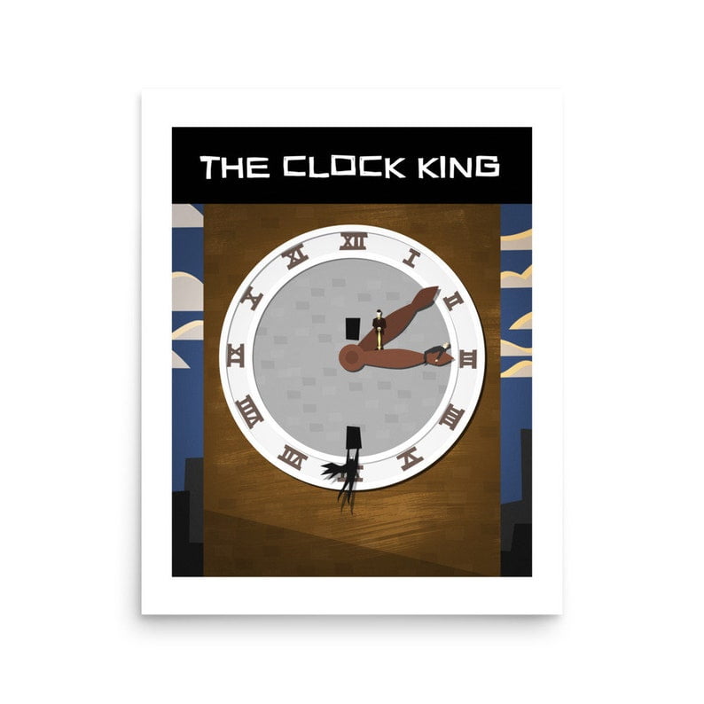 POSTER The CLOCK KING | Batman the Animated Series Poster-UNFRAMED ...