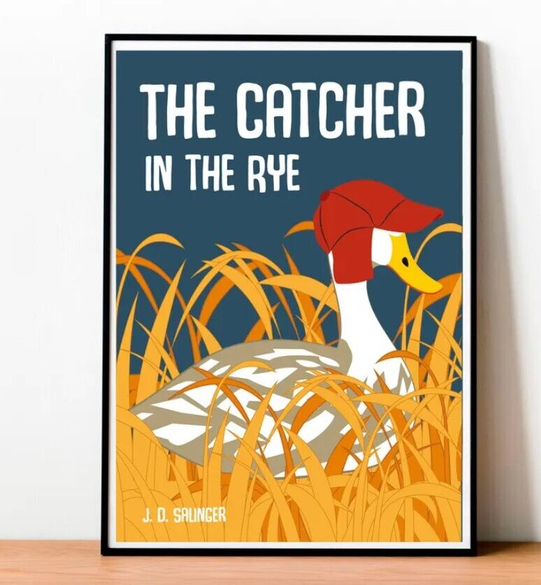 POSTER The Catcher In The Rye Book Cover, Salinger, Literature Posters ...