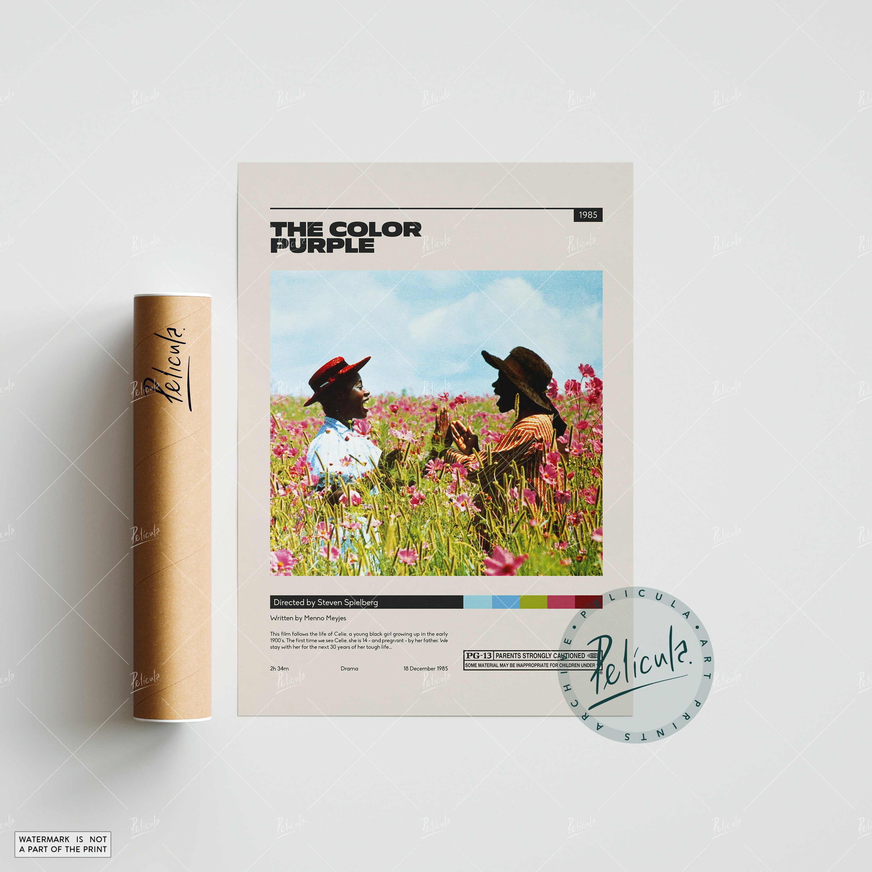 POSTER The Color Purple Poster | Steven Spielberg | Minimalist Movie ...