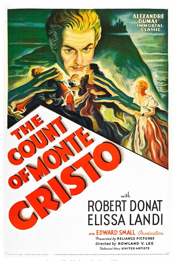 POSTER The Count of Monte Cristo 1934 Movie Poster - US Version-12x18 ...