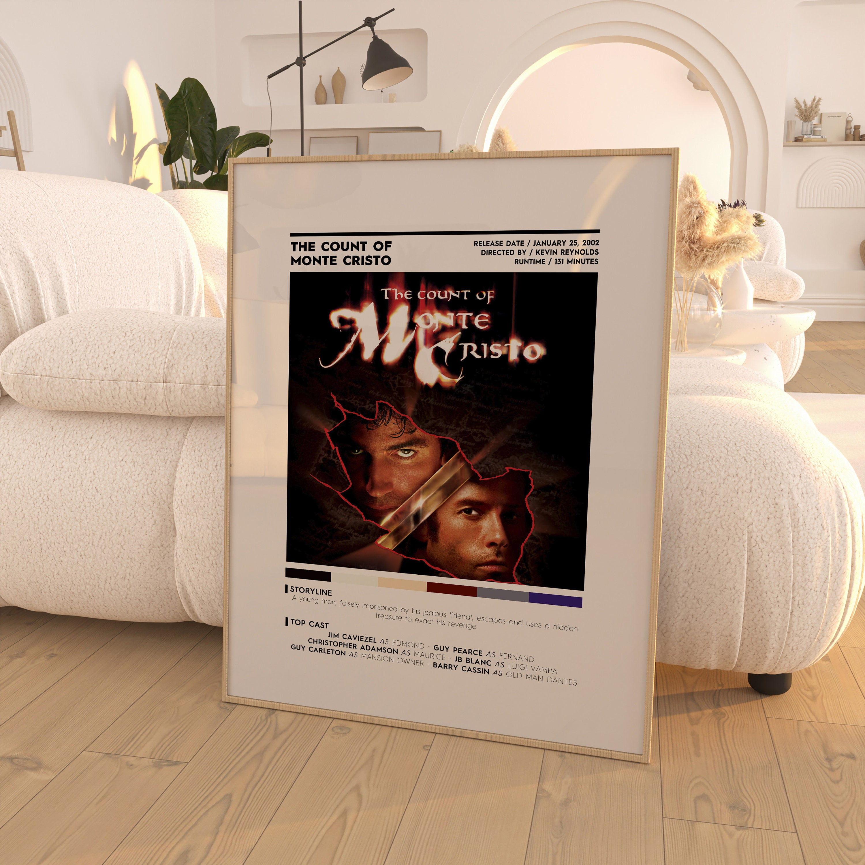 POSTER The Count of Monte Cristo Movie Poster / Movie Gifts / Movie ...