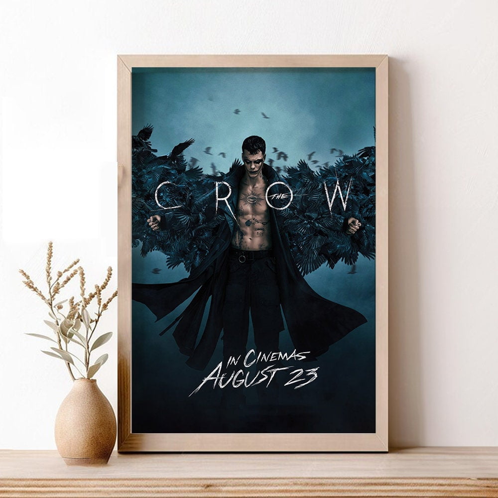 POSTER The Crow 2024 Poster, Classic Movie Poster, Wall Art, Home Decor ...