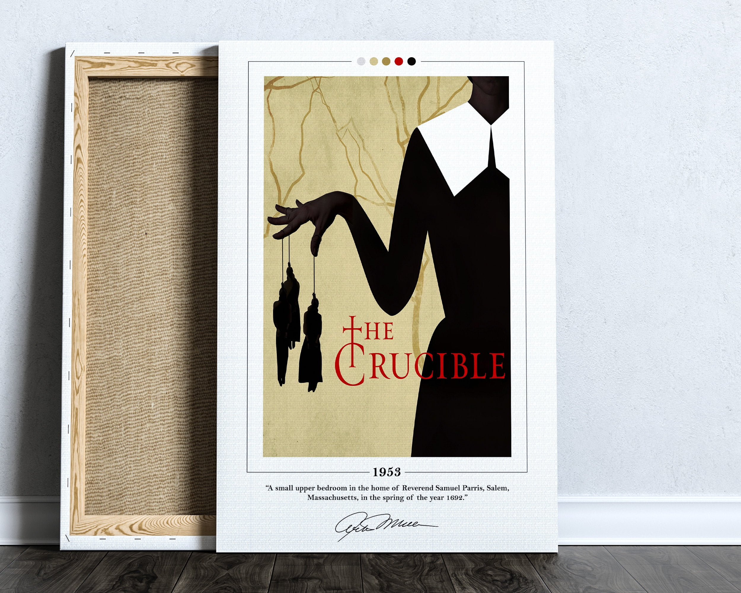 POSTER The Crucible Book Cover Poster | Arthur Miller, The Crucible ...