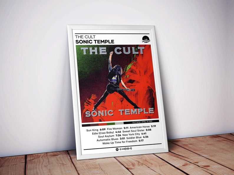 The Cult Sonic Temple Poster | The Cult Sonic Temple Poster Digital ...