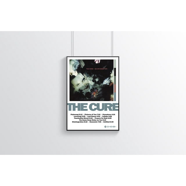 POSTER The Cure Poster | Disintegration Poster | Album Poster | Album ...