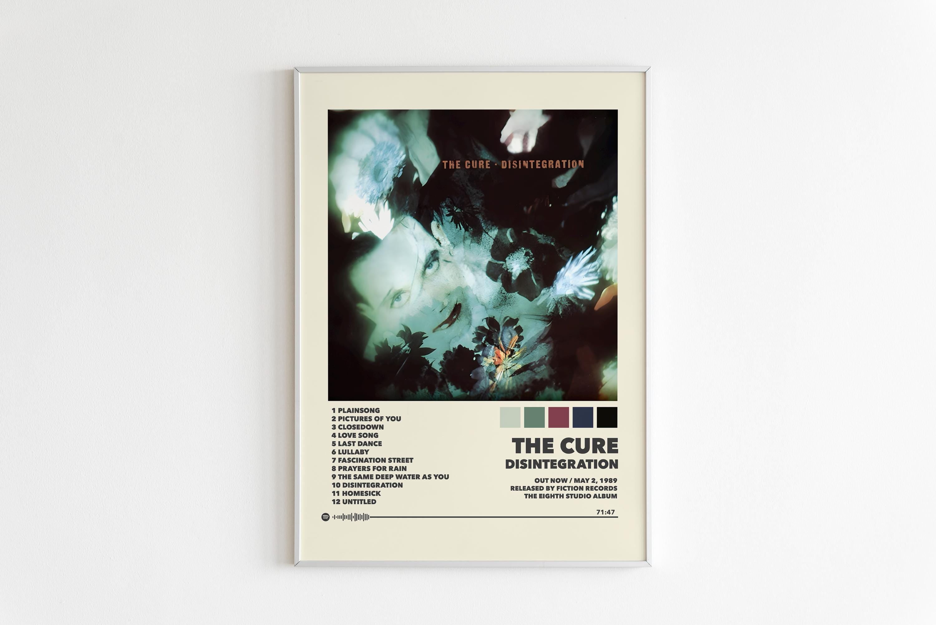 POSTER The Cure Posters, Disintegration Poster, The Cure ... POSTER The Cure Posters, Disintegration Poster, The Cure ...