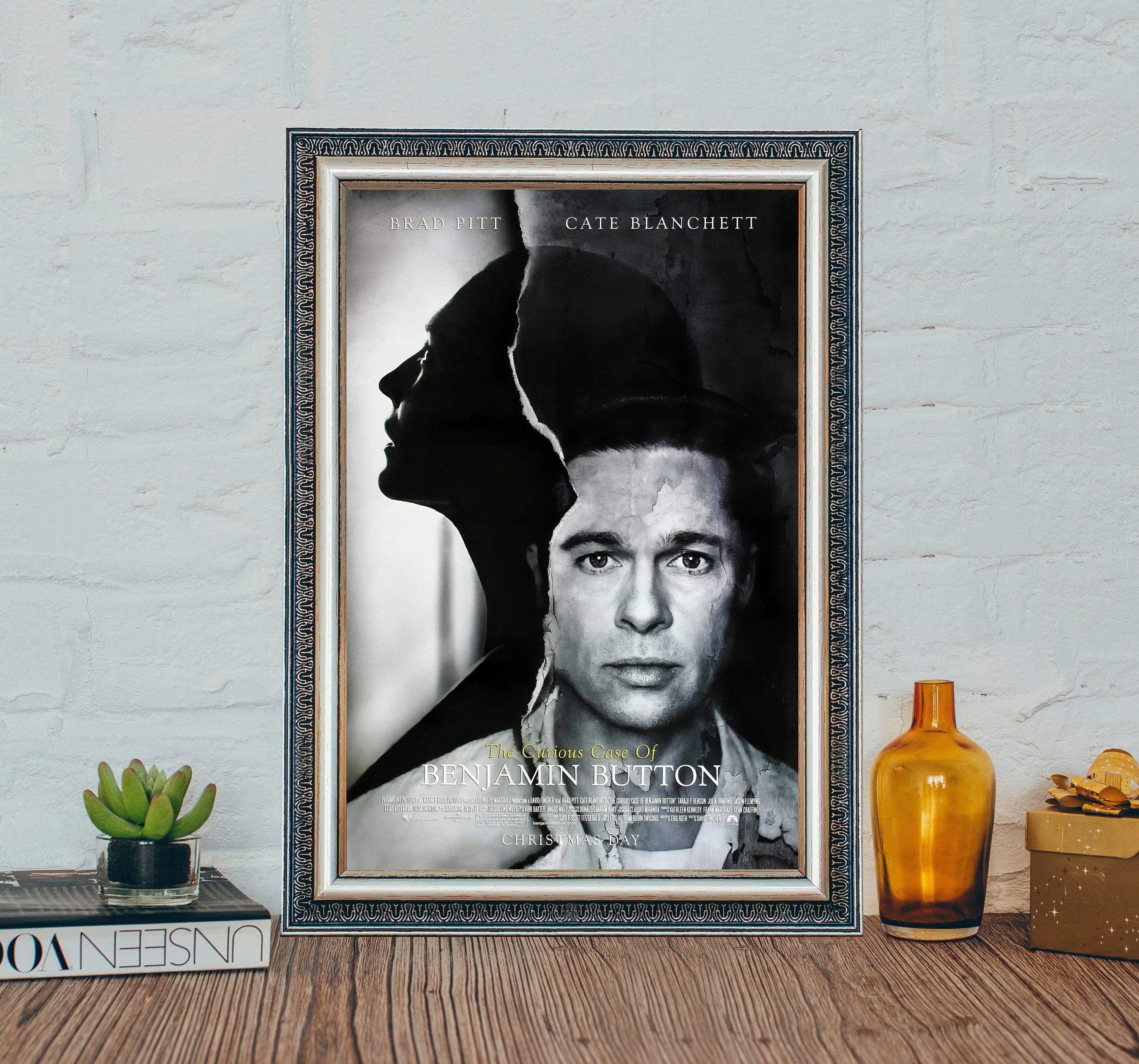 POSTER The Curious Case of Benjamin Button Movie Poster, Brad Pitt ...