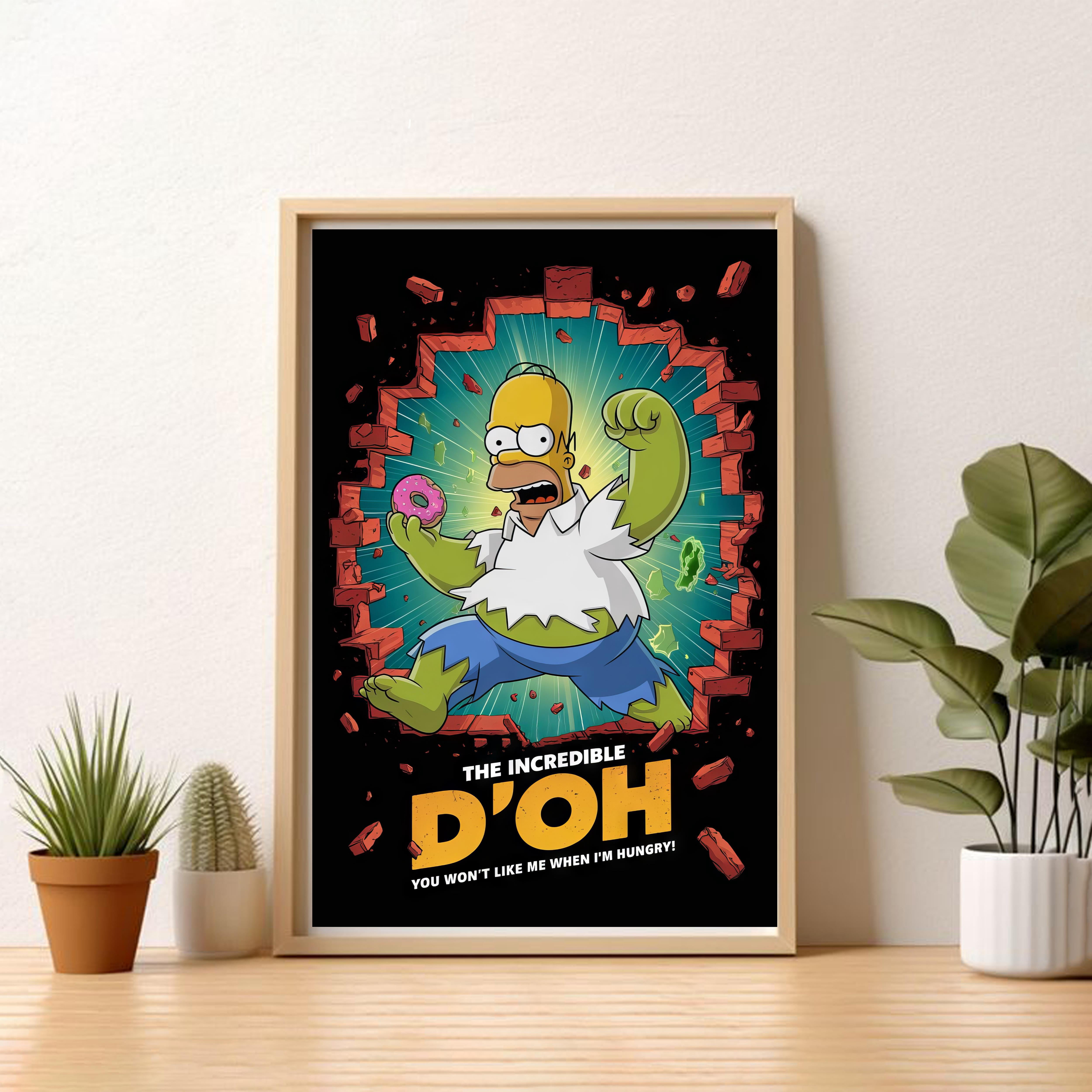 POSTER The Donut Prince Poster - Homer Simpson as a Disney-Style Prince ...