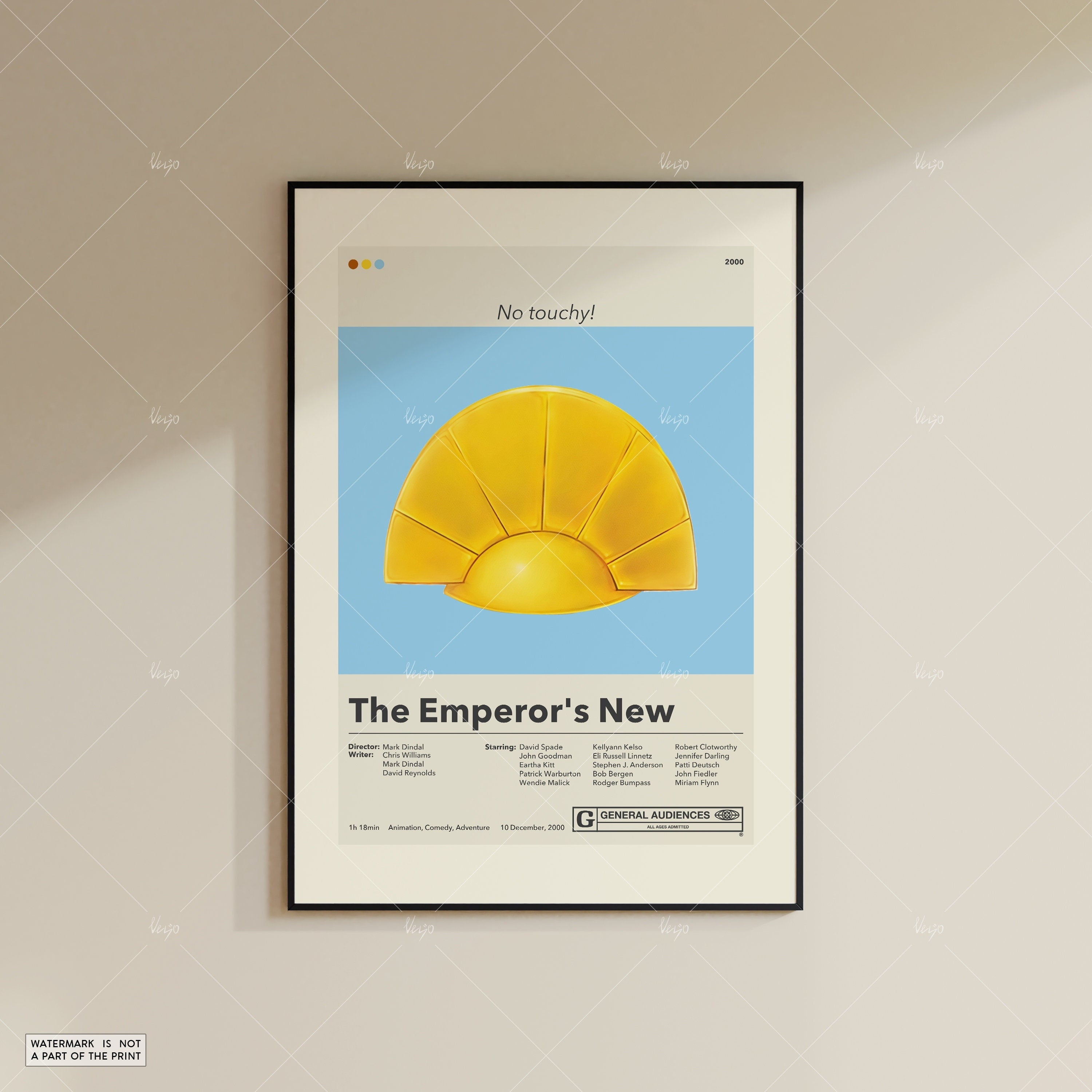 POSTER The Emperor's New Groove Poster | Mark Dindal | Minimalist Movie ...