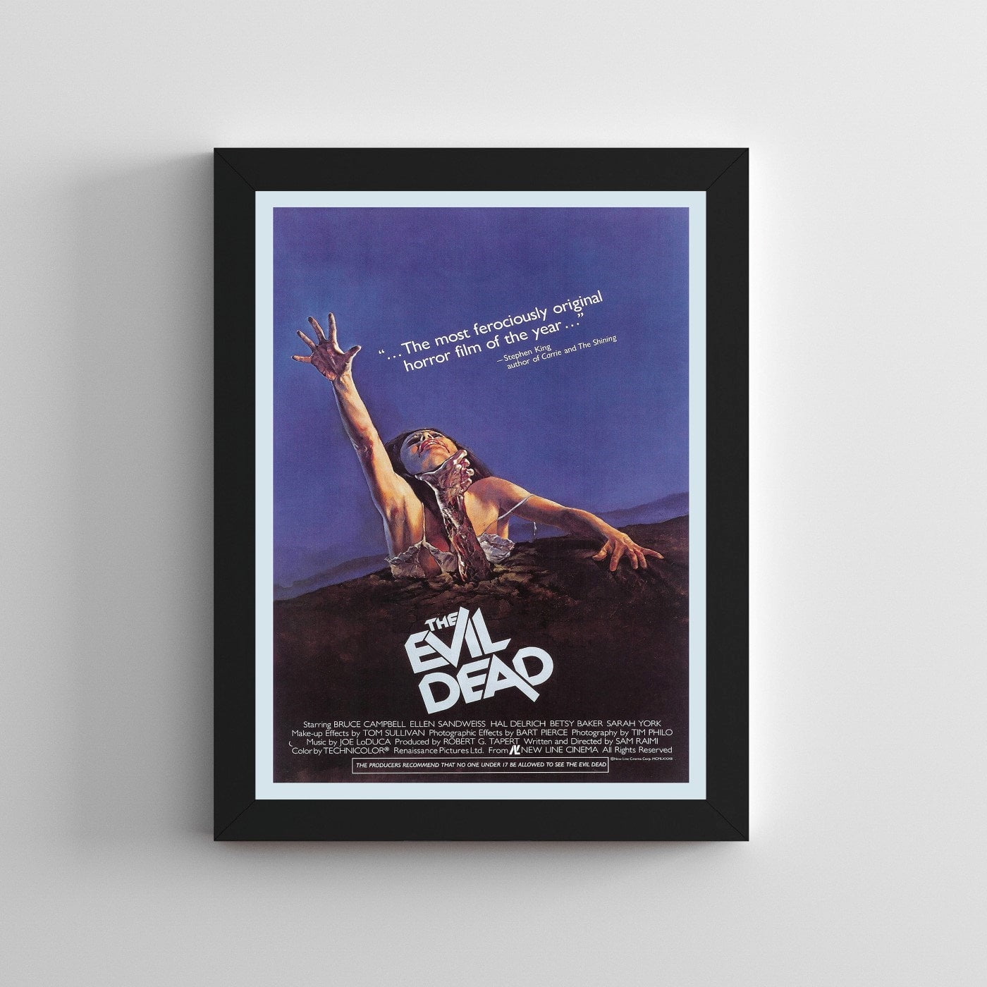 POSTER The Evil Dead Horror Film / Movie Poster -UNFRAMED - Walmart.com