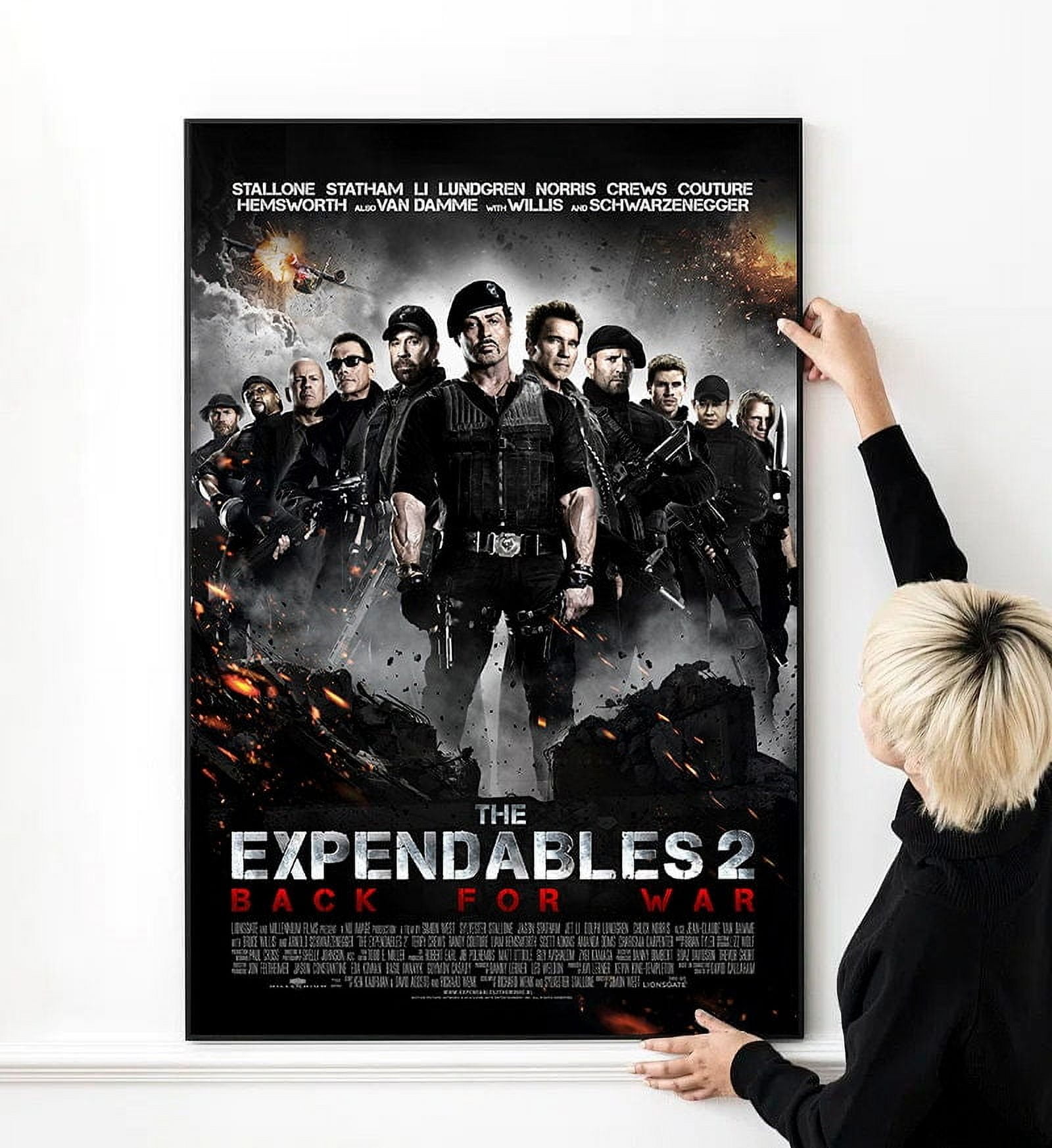POSTER The Expendables Back for War 2012 Stallone Statham LI Lundgren ...