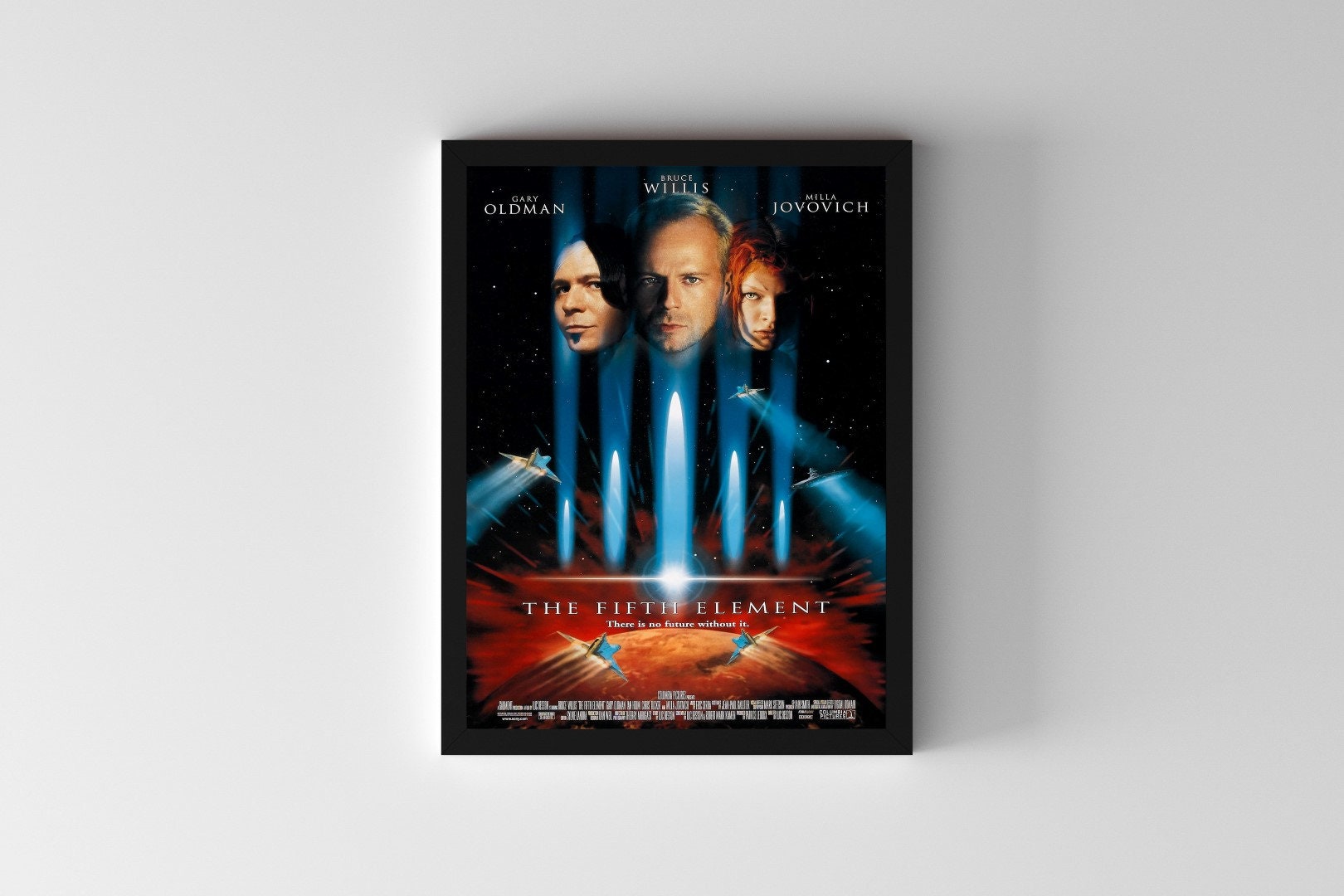 POSTER The Fifth Element Bruce Willis Film / Movie Advertising Poster ...