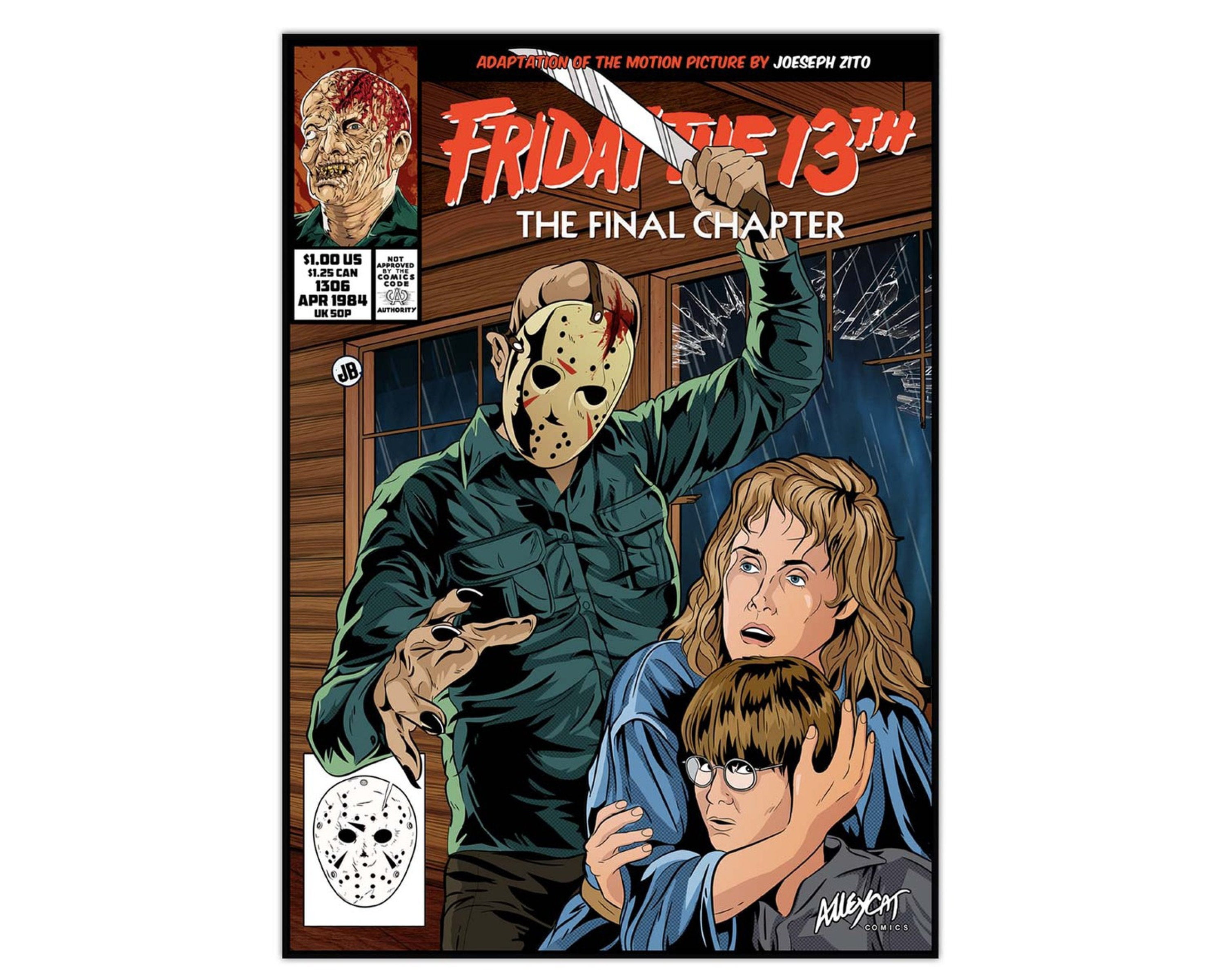 POSTER The Final Chapter comic cover poster - Friday the 13th Jason ...
