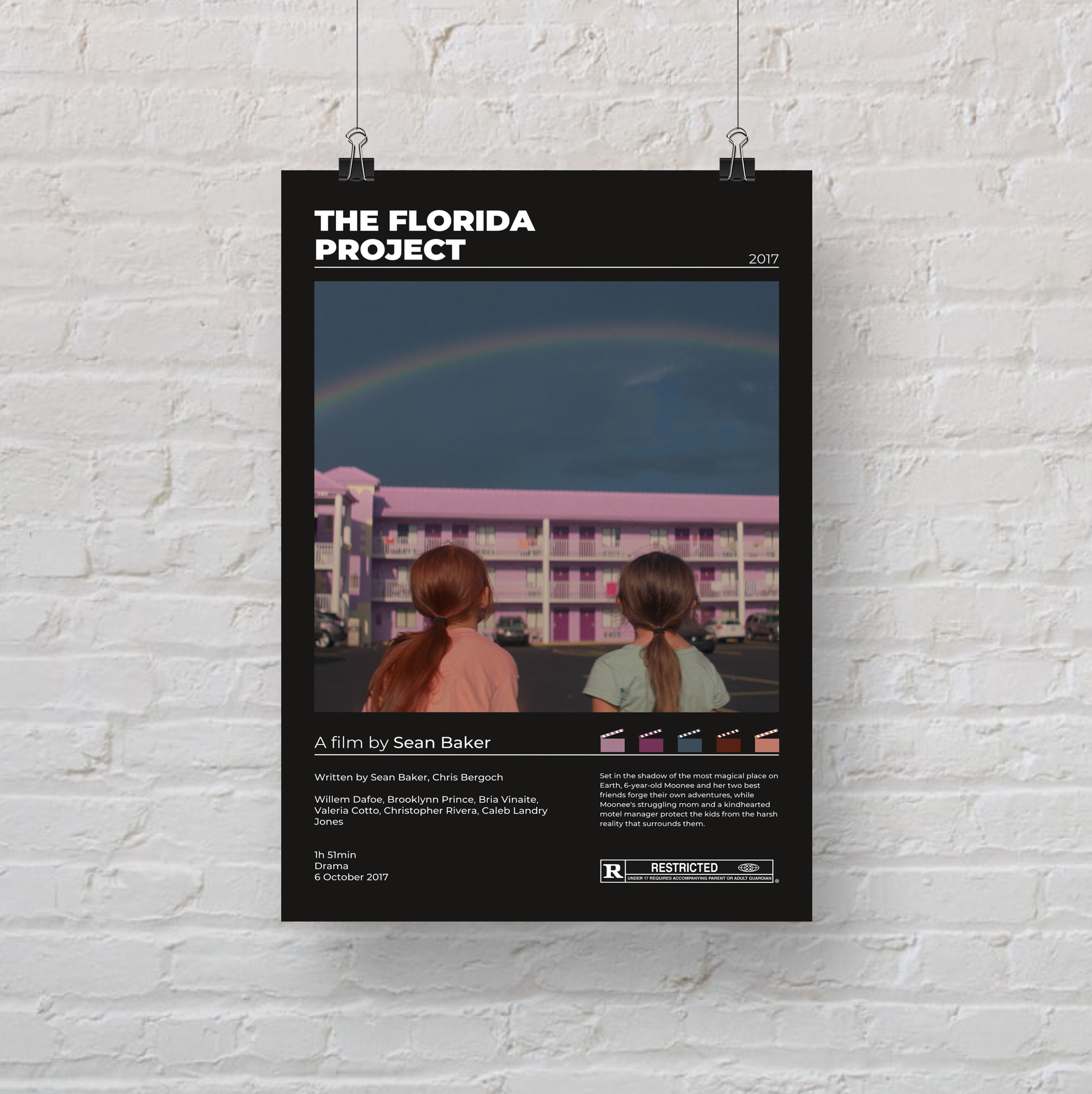 POSTER The Florida Project Poster | Sean Baker | Minimalist Movie ...