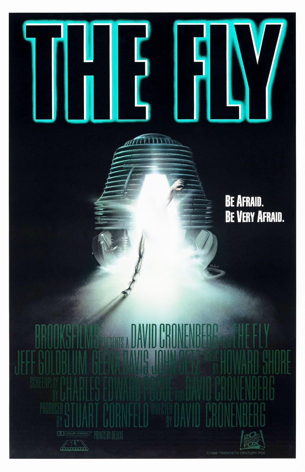 POSTER The Fly Film By David Cronenberg 1986 Vintage Movie Poster-24x36 ...