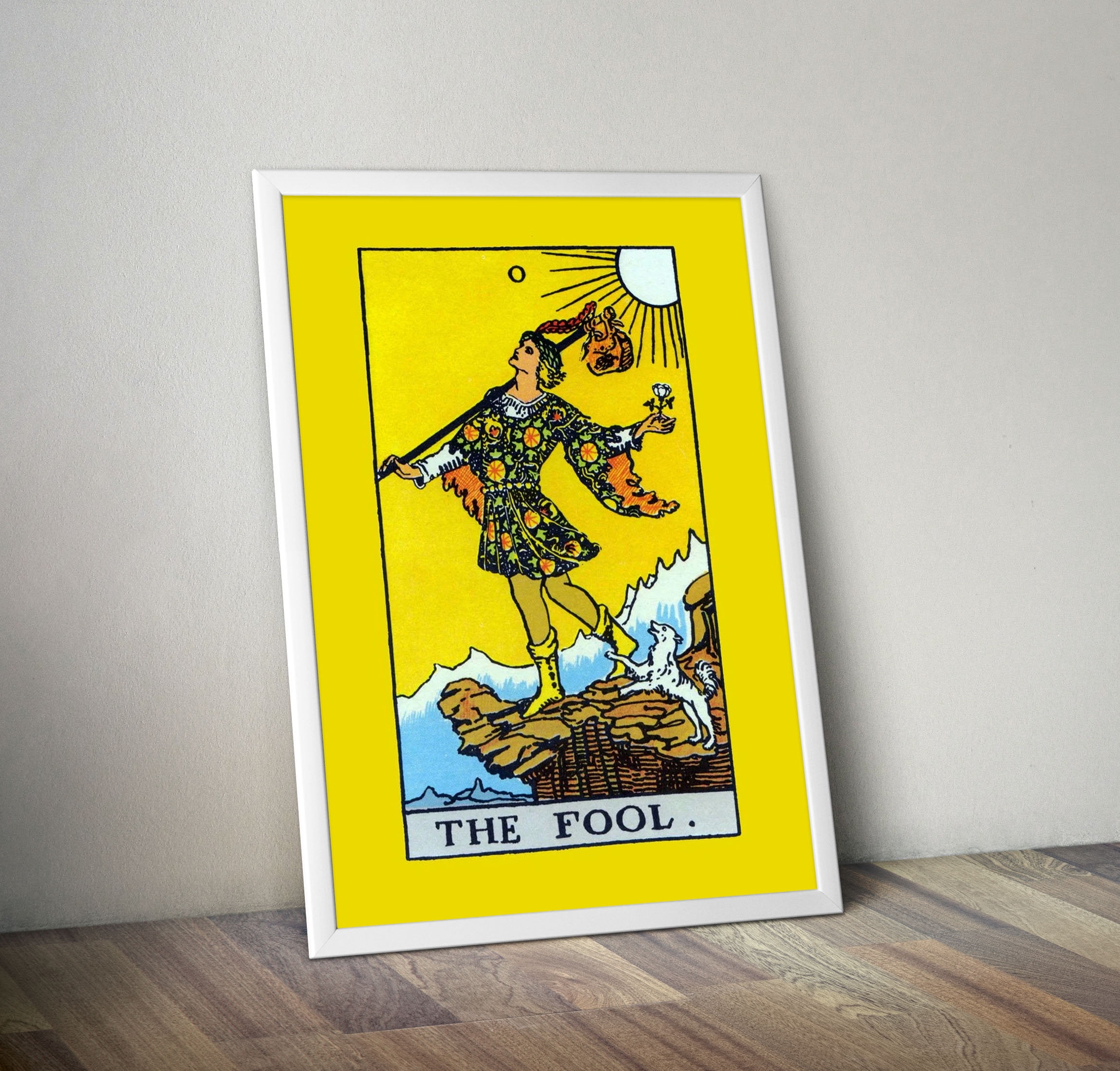 POSTER The Fool Tarot Poster Major Arcana Tarot Poster Tarot Art Print ...