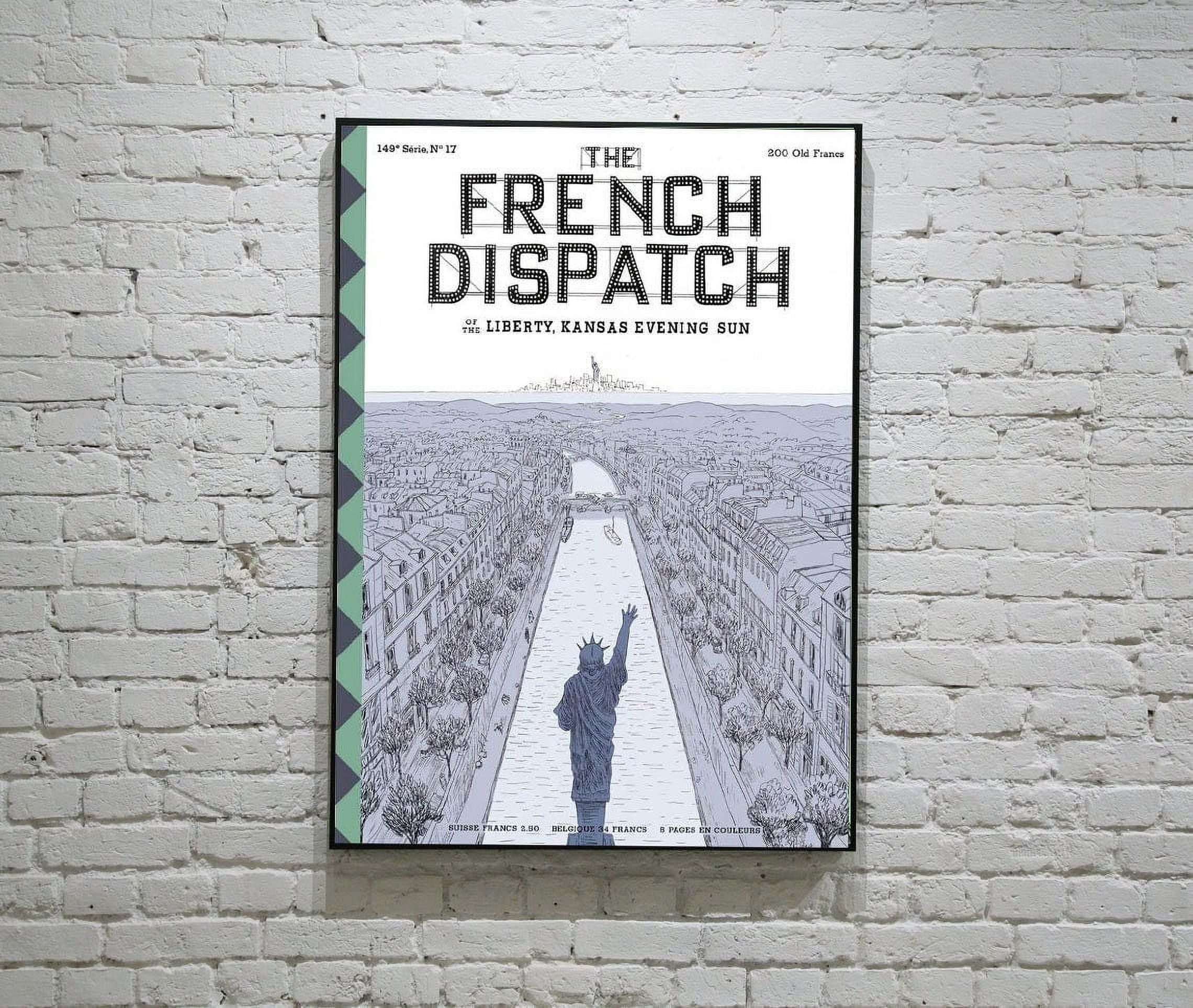 POSTER The French Dispatch 2021 Movie Poster Picture Art Wall Gift ...
