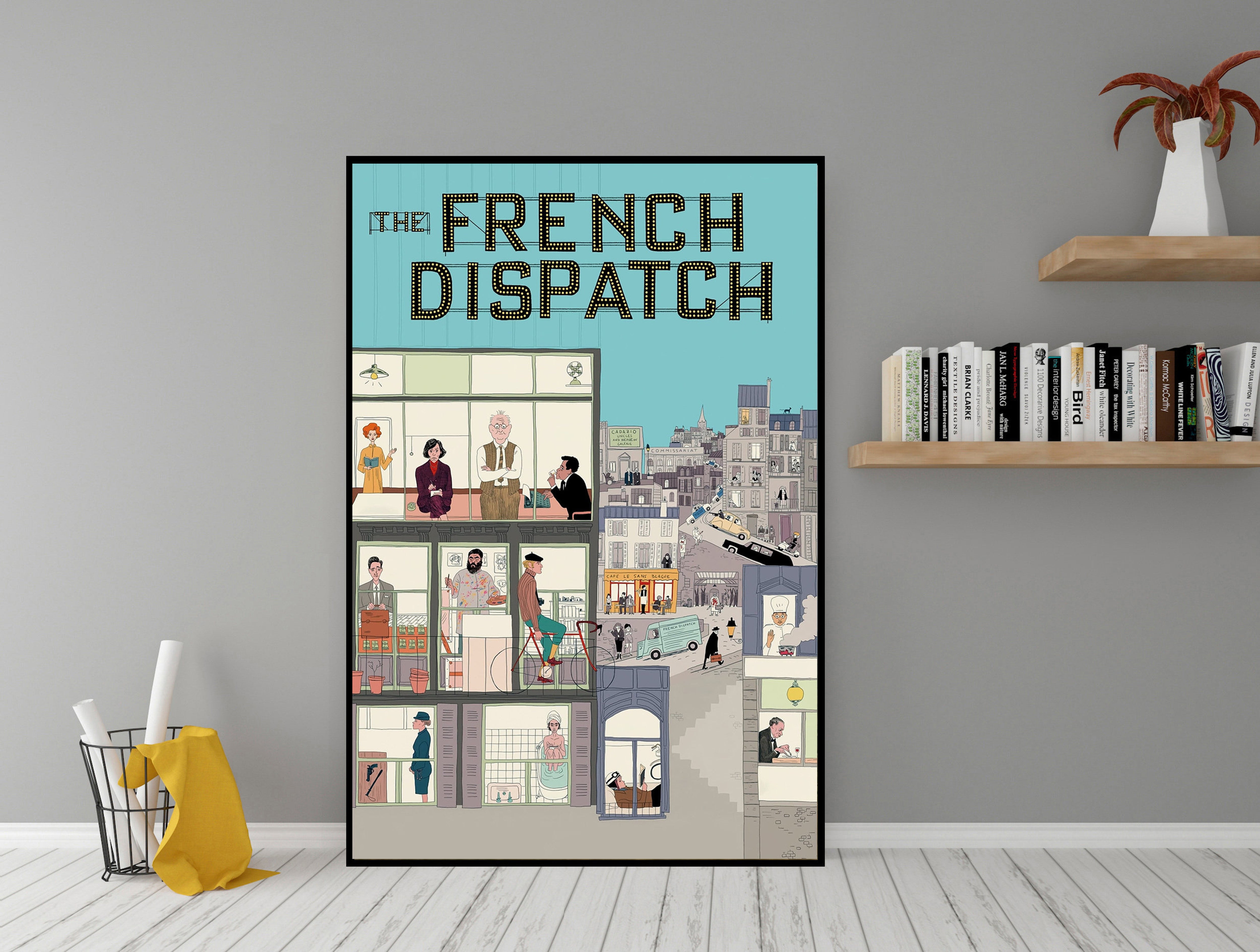POSTER The French Dispatch Movie Poster - High Quality Wall Art - Room ...