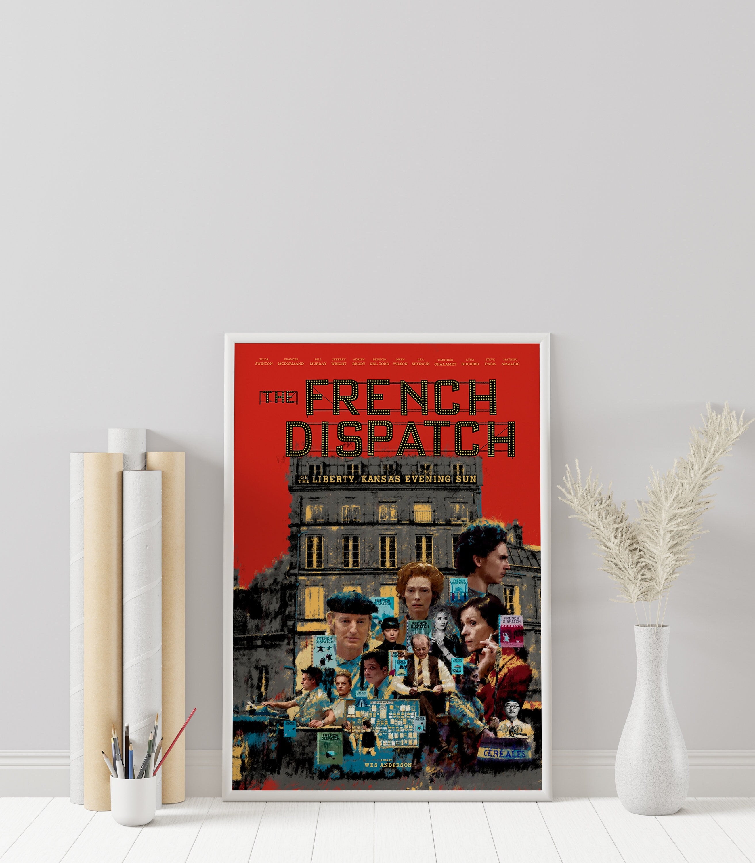 POSTER The French Dispatch Poster - Wes Anderson - Minimalist Movie ...